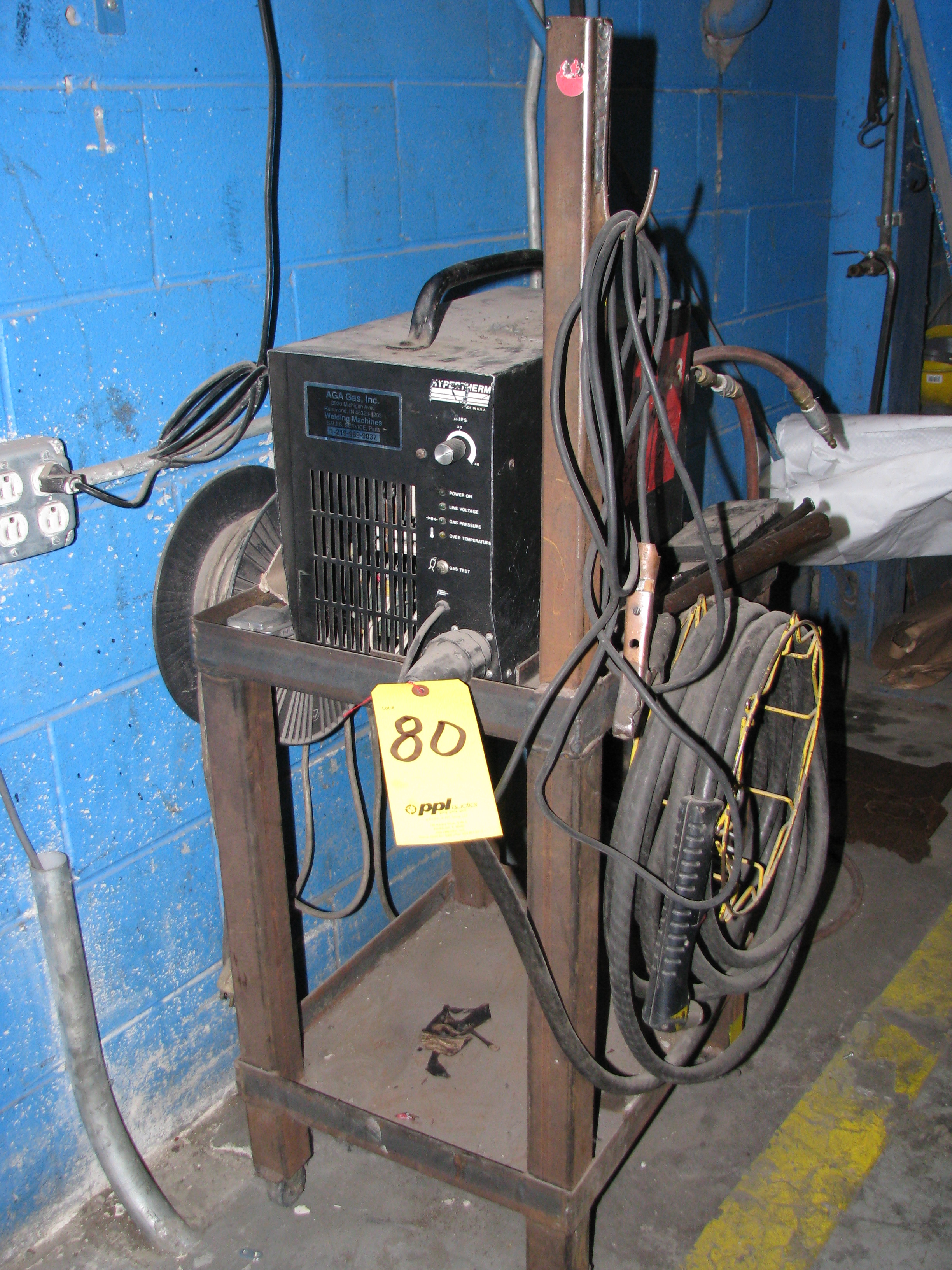 Hypertherm 40 Amp Plasma Cutter Model Max 43, S/N MX43-002530, with ...