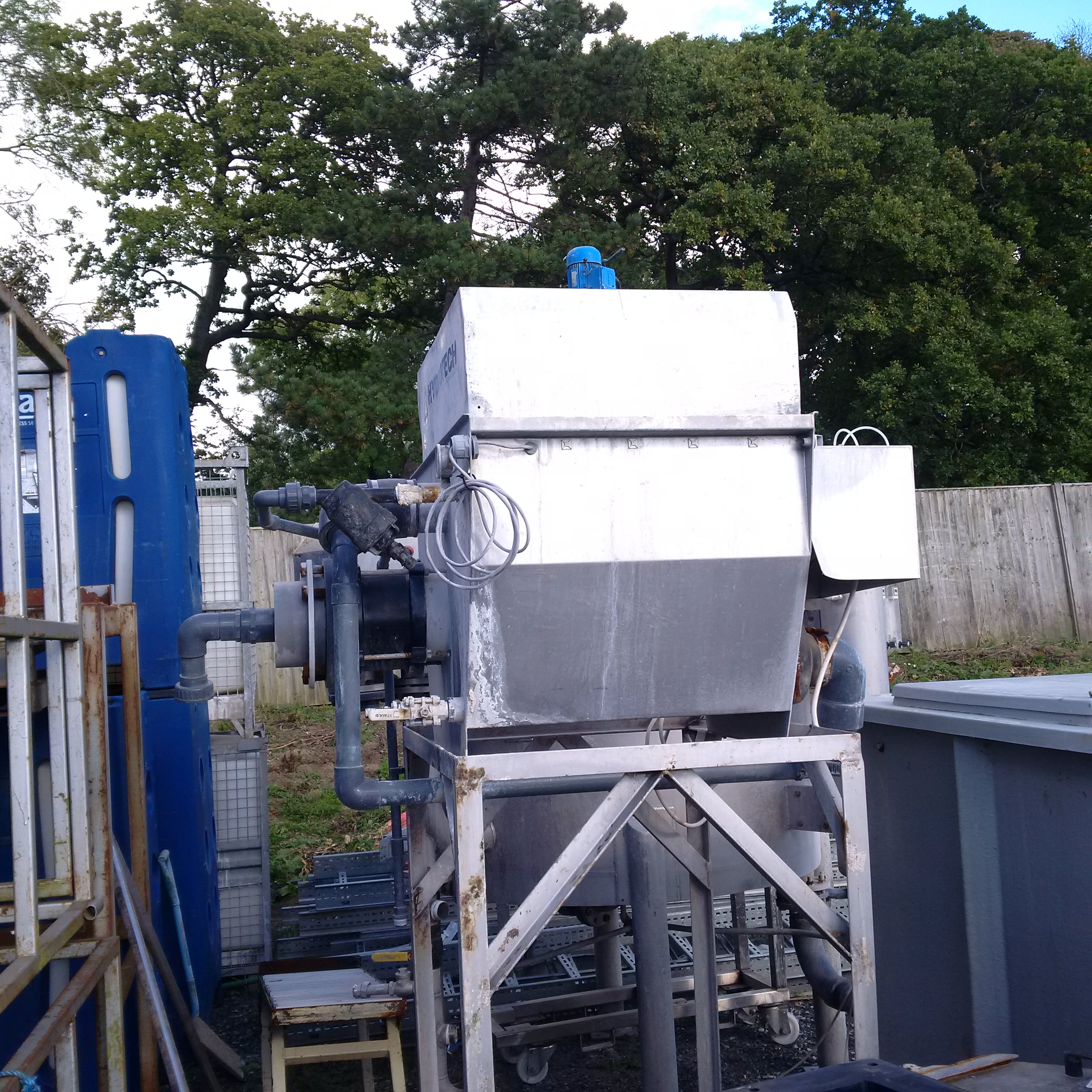 Hydrotech Sieve Model HDF801-1H Microscreen Drum Filter, year of ...