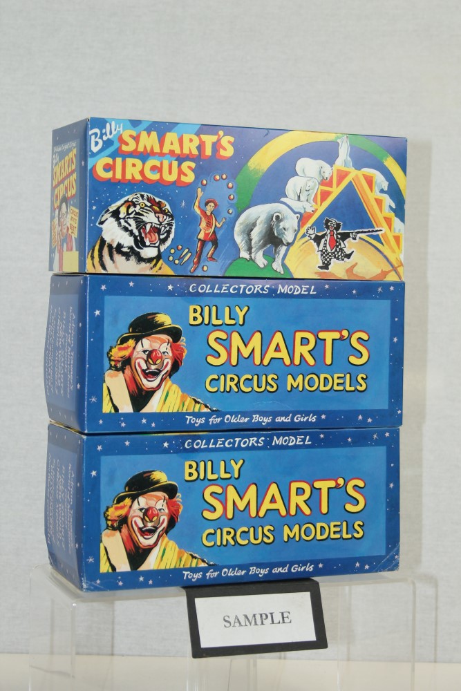 Billy Smarts New World Circus models by Adrian Towner, all boxed (plus ...