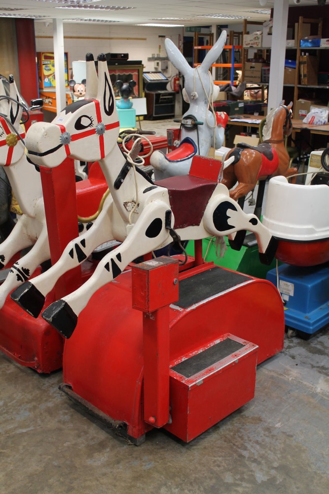 1950s vintage amusement arcade coin operated ride-on Muffin the Mule