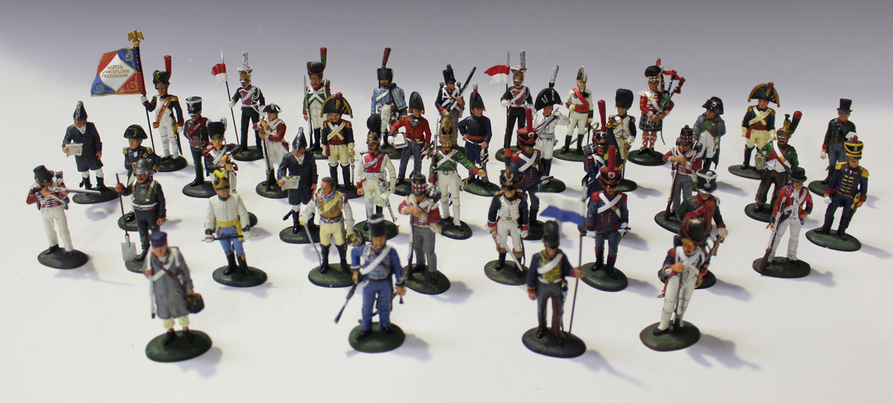 A collection of Del Prado figures, including foot soldiers, Second ...