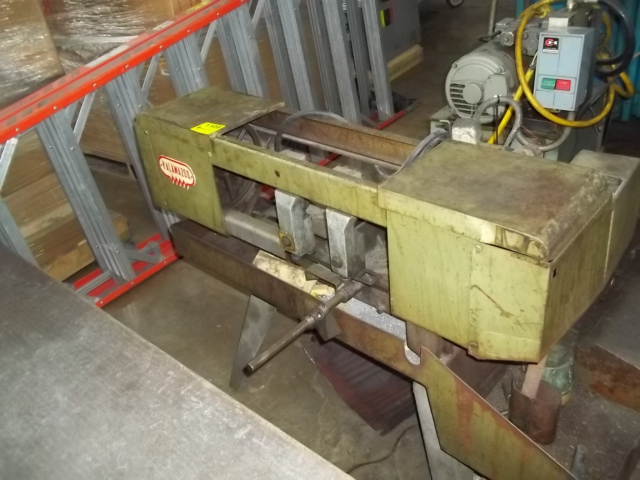 KALAMAZOO MODEL 7AW HORIZONTAL METAL CUTTING BANDSAW S/N 7191