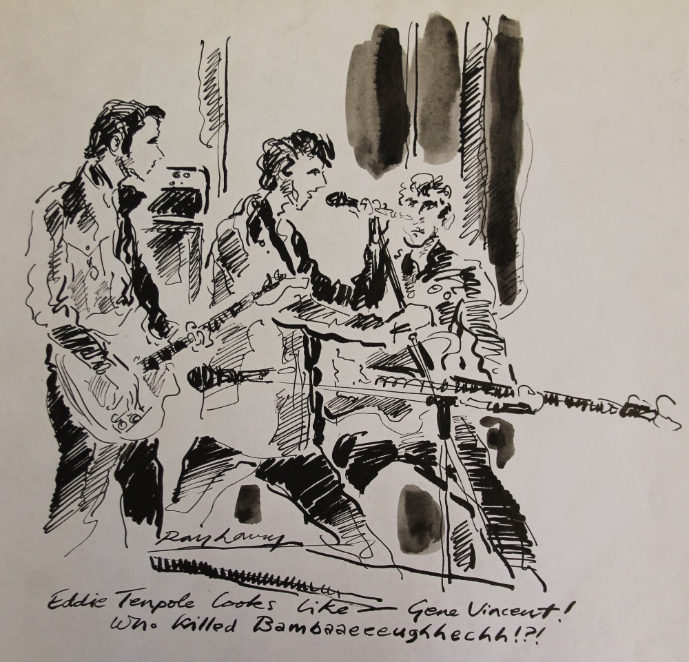 RAY LOWRY - 2 original drawings by cartoonist Ray Lowry (1944-2008) to ...