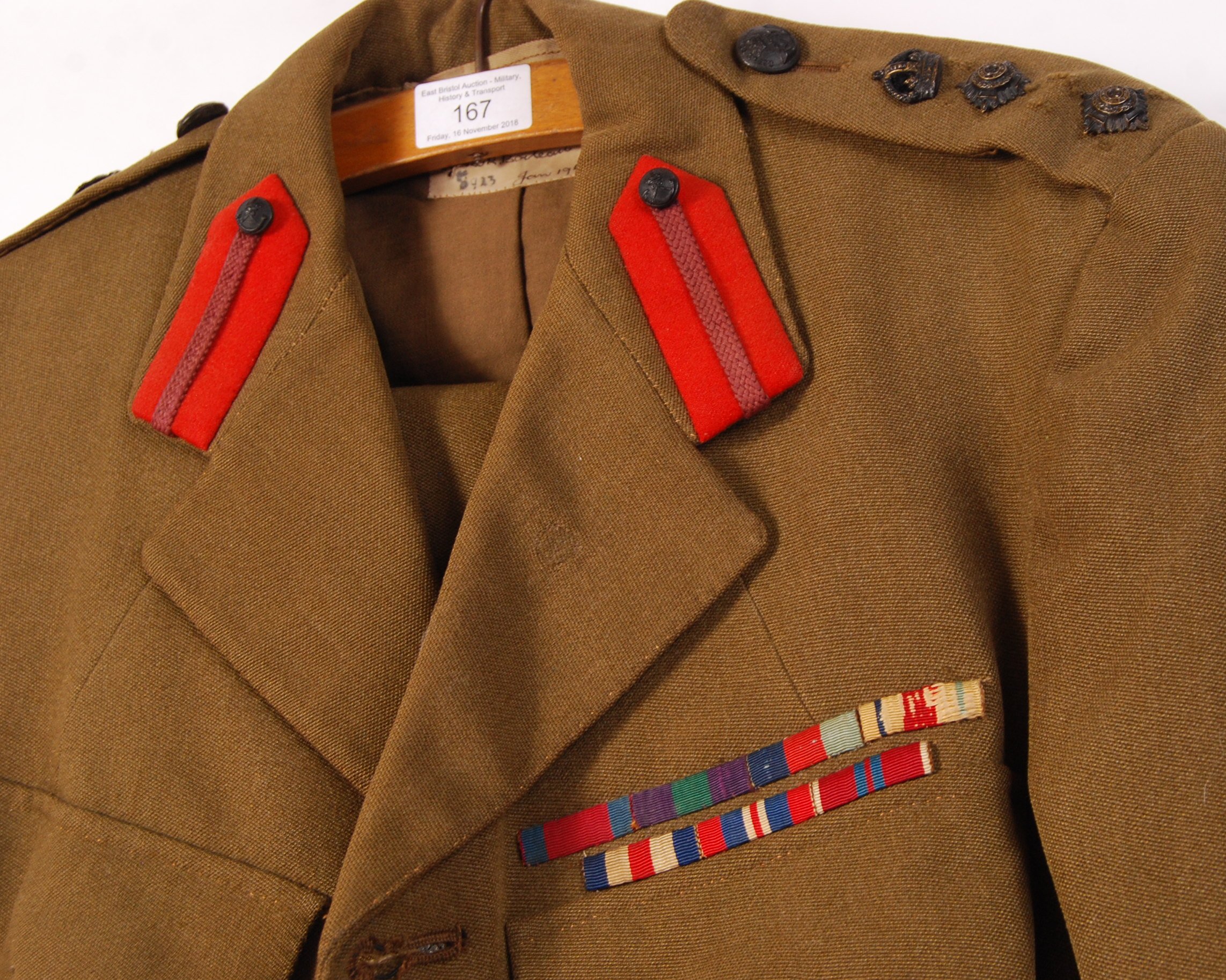 A WWII Second World War era British military issue Rifle Brigade ...