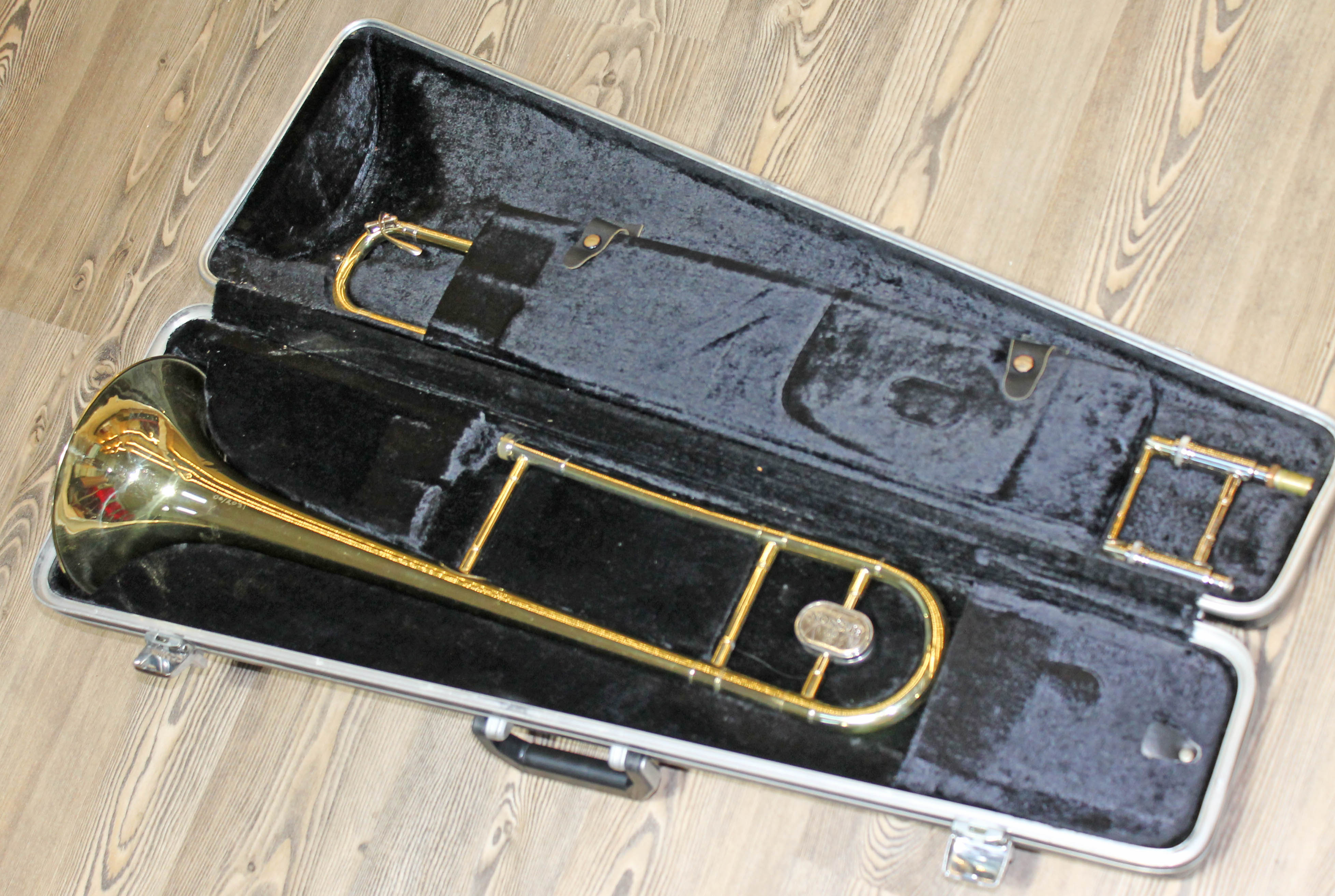 A Besson trombone.