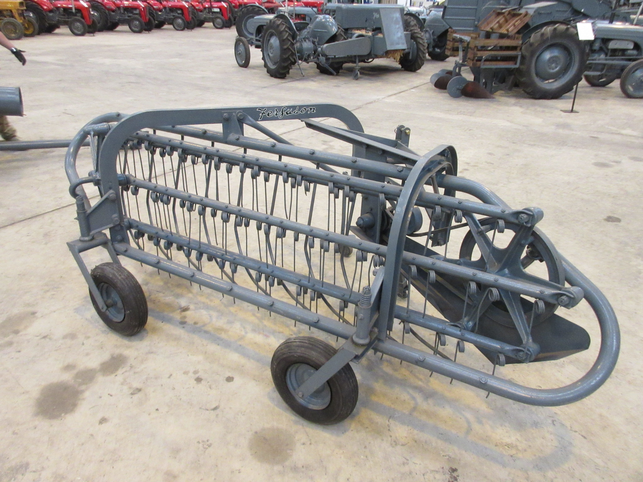 Ferguson (USA) side delivery rake an effective pto driven machine that ...