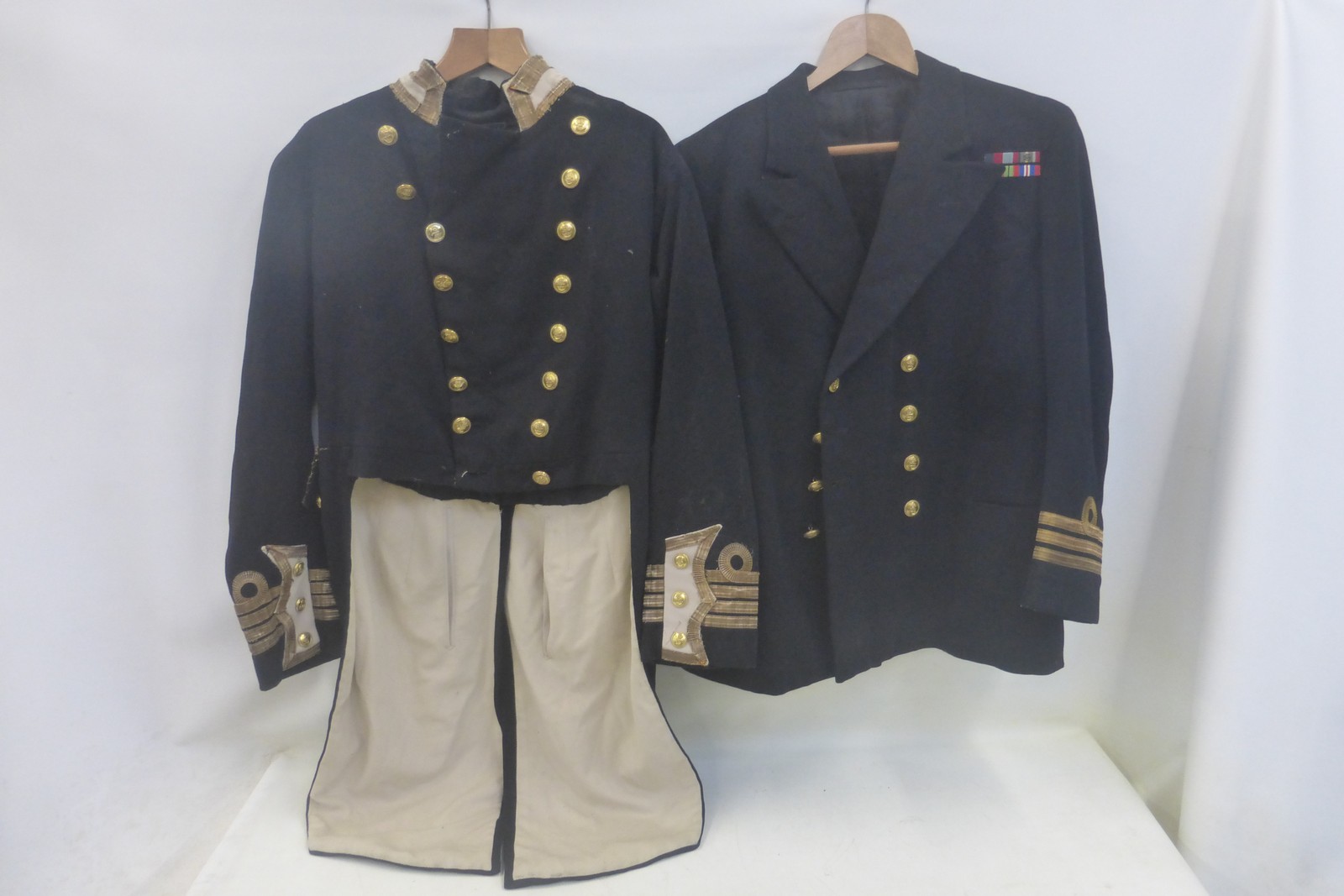 An Admiral of the Fleet full dress coat for restoration and a military ...