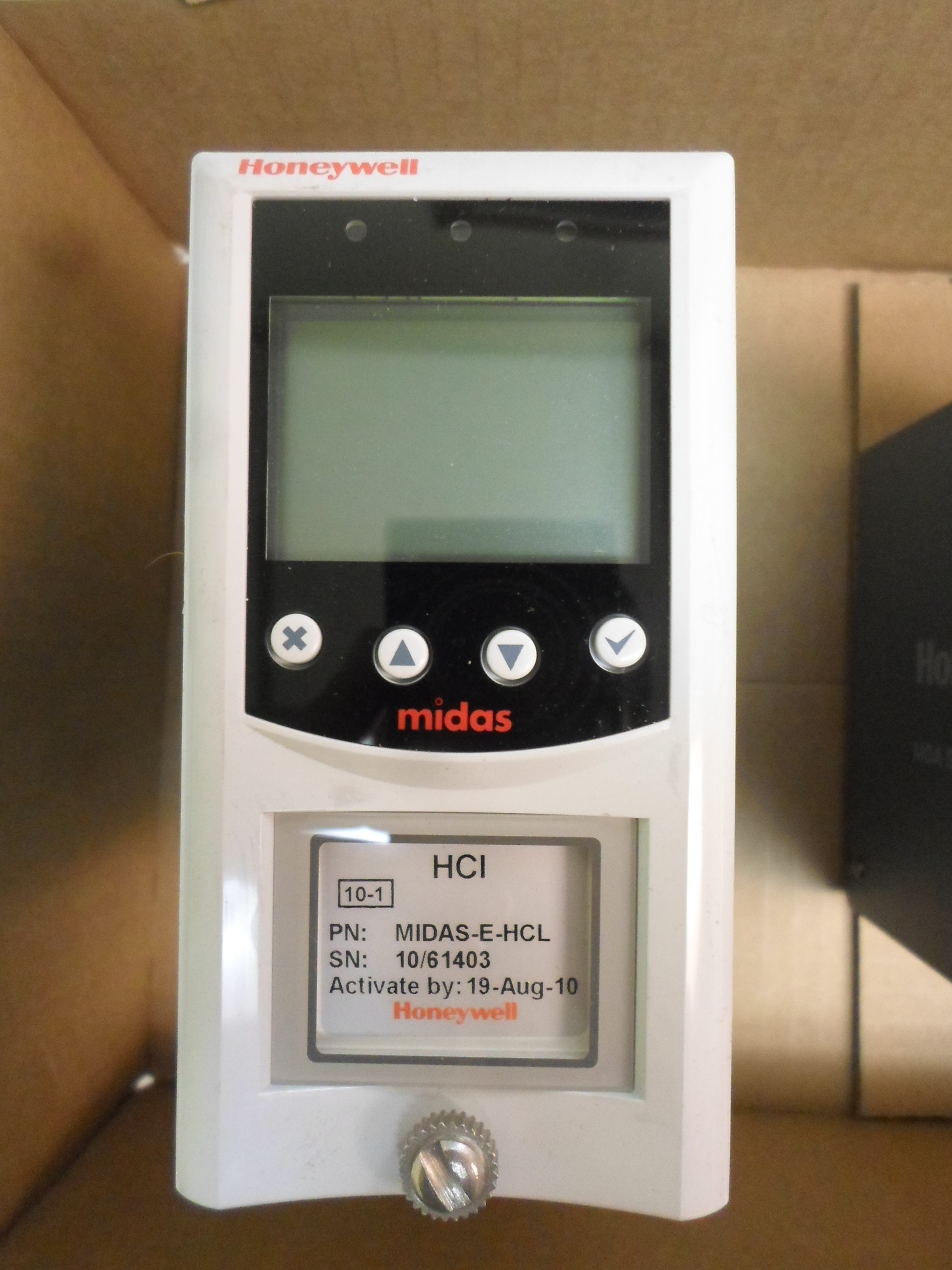 LOT OF TWO (1) HoneyWell MDA Scientific Midas-E-HCL Gas Detector (1 ...