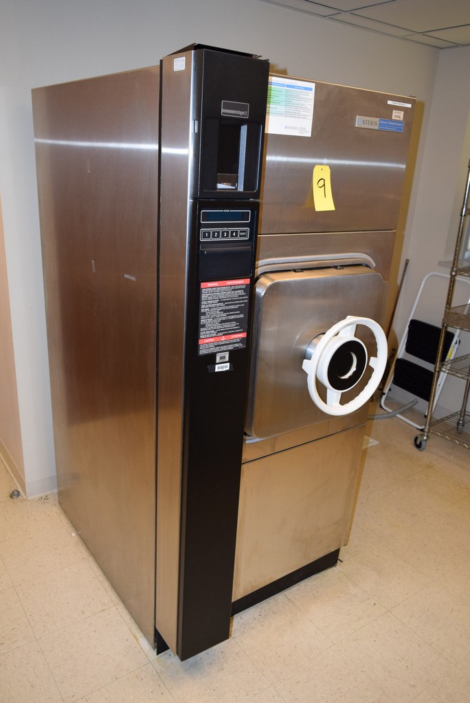 STERIS STAGE 3 STEAM STERILIZER, S/N R813330101, WITH AUTO CYCLEThis ...