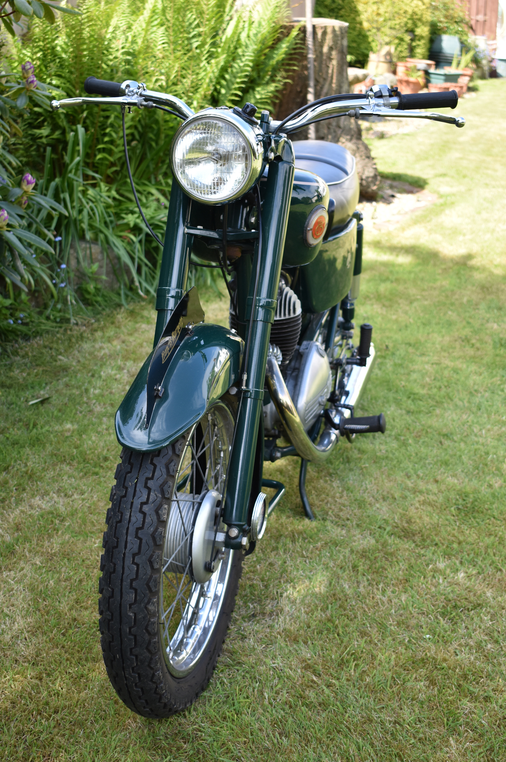 A 1956 Francis Barnett Falcon 197cc motorcycle, fully restored to ...