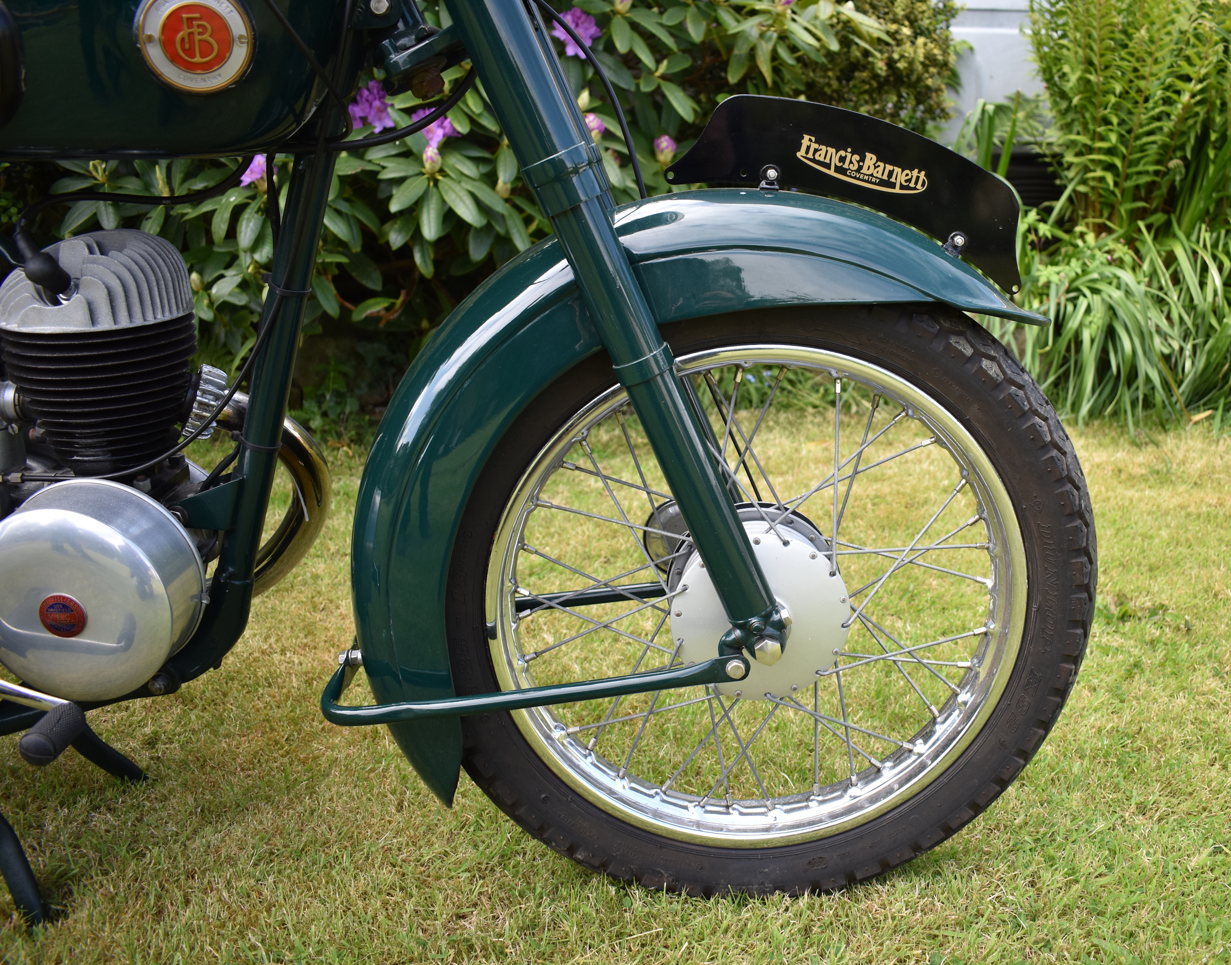 A 1956 Francis Barnett Falcon 197cc motorcycle, fully restored to ...