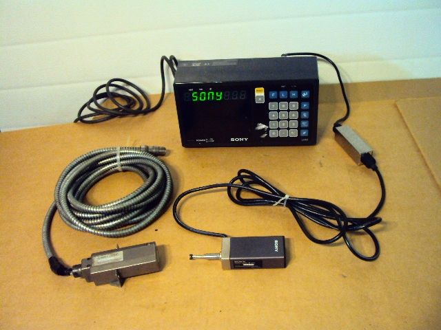 Sony LH51-1 Digital Readout DRO w/ DE12BR Digital Probe, CH01-5C ...