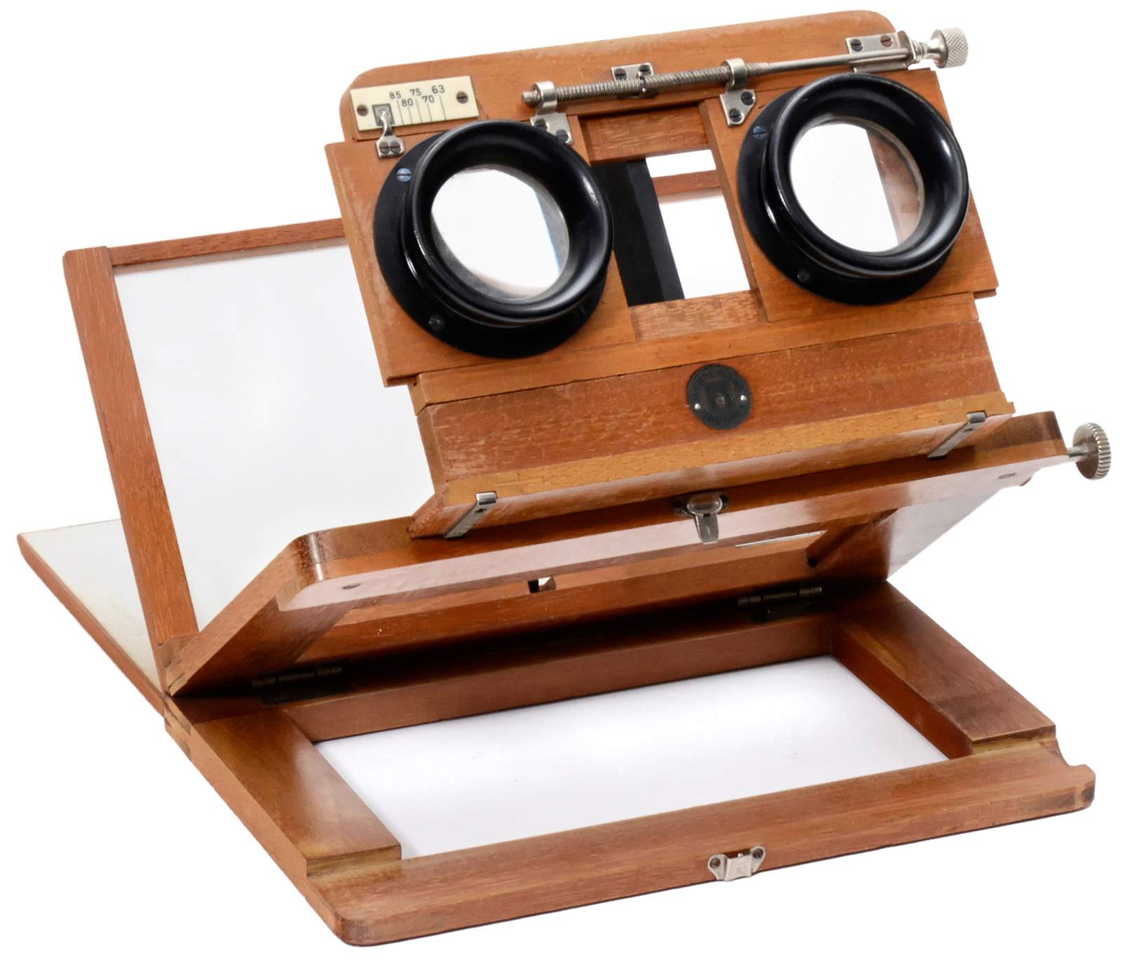 Universal Stereo Viewer 45 x 107 mm to 9 x 18 cm, 1908 Heinrich ...
