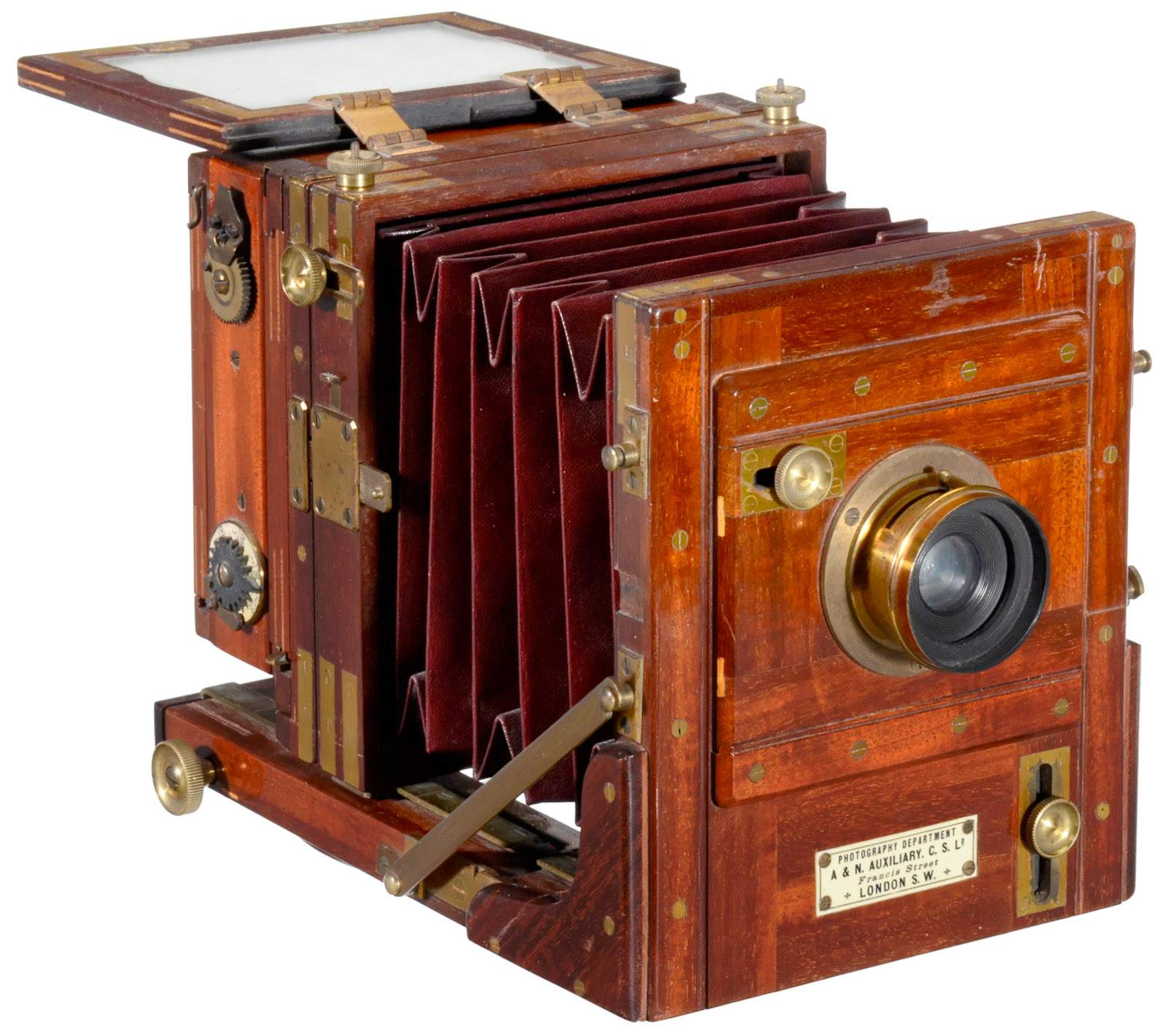Tailboard Camera for A&N Auxiliary, c. 1880 Marked: "Photography ...