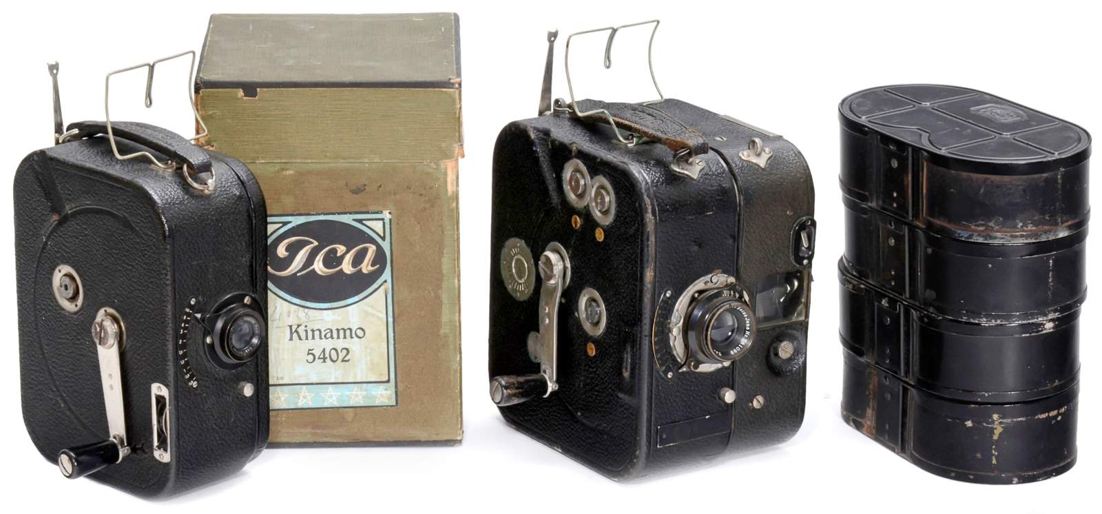 2 Movie Hand-Cameras, c. 1925 Zeiss Ikon, Dresden and Ica Werke ...