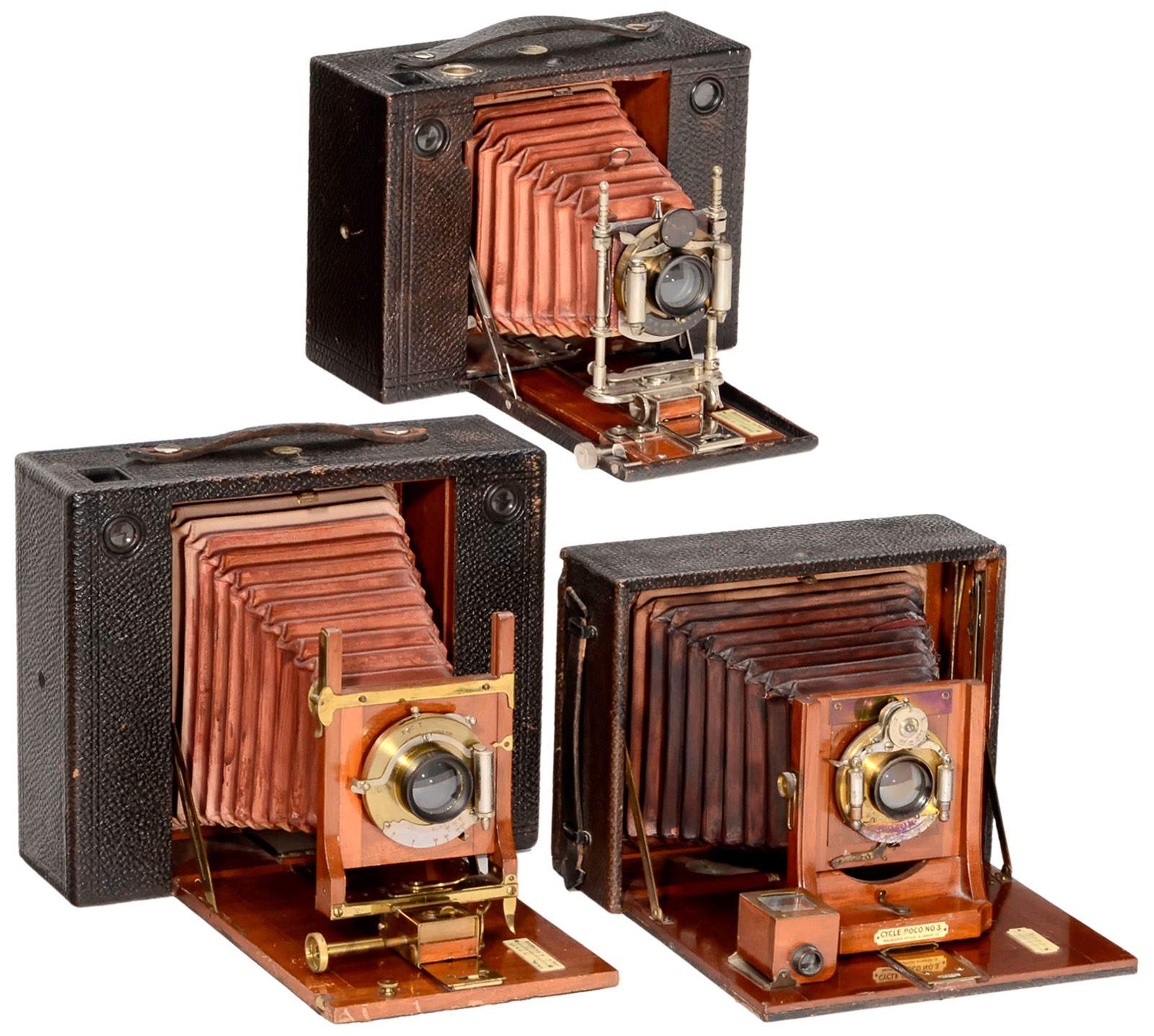 3 Field Cameras 1) Eastman Kodak, USA. No. 5 Cartridge Kodak Camera ...