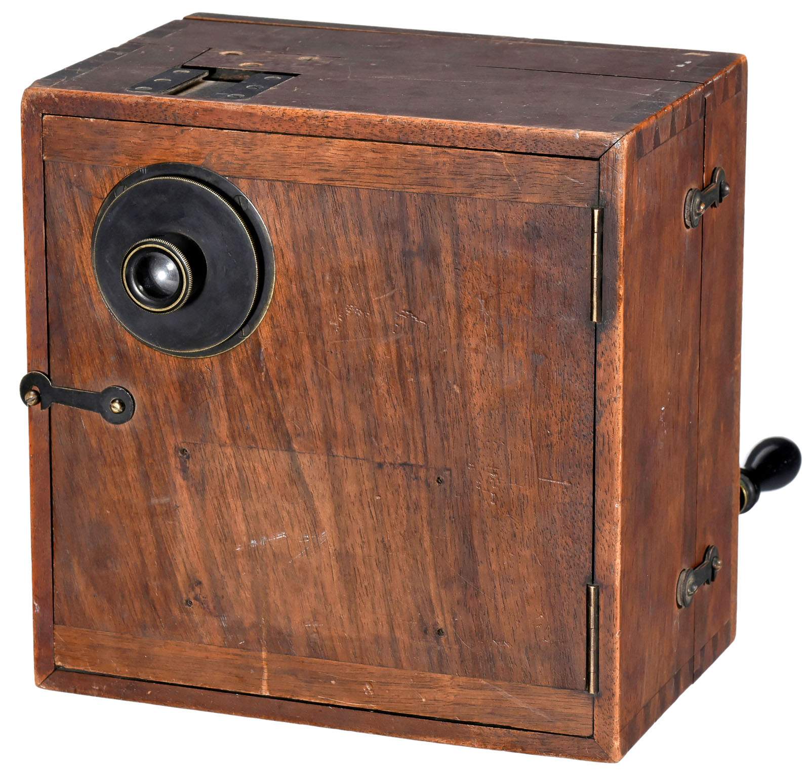 Cinématographe Lumière, um 1895 Carpentier, Paris. Early 35 mm movie ...