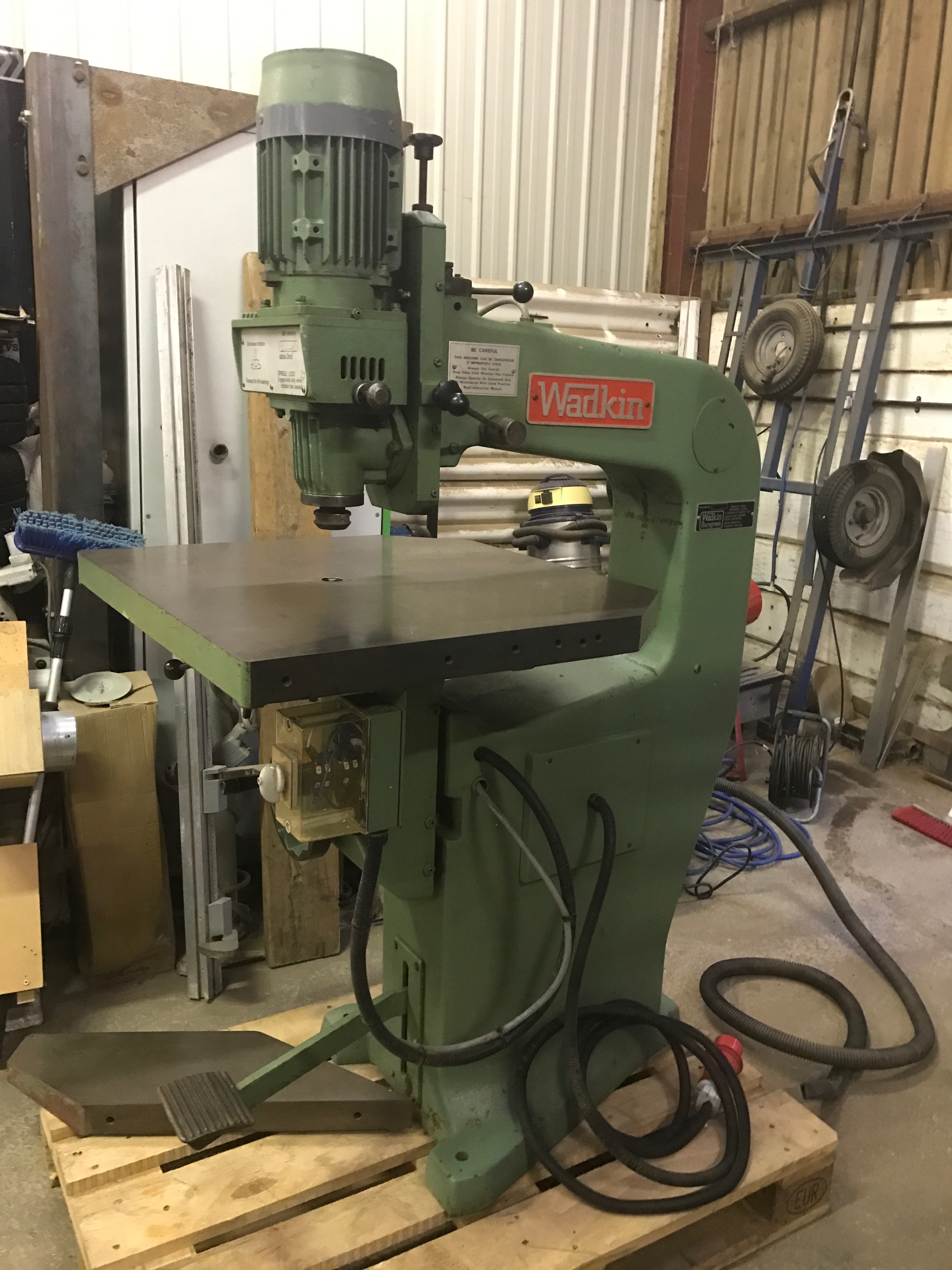 Wadkin UR/B Overhead Router, From well known UK manufacturer, Centre of ...