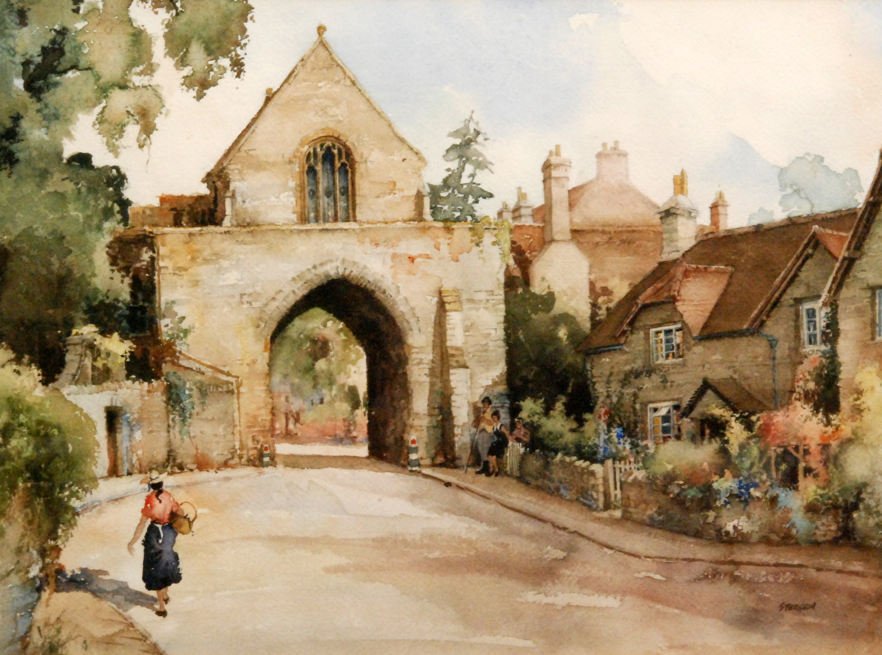 ERIC RICHARD STURGEON (1920 - 1999) - The Hanging Chapel, Langport ...