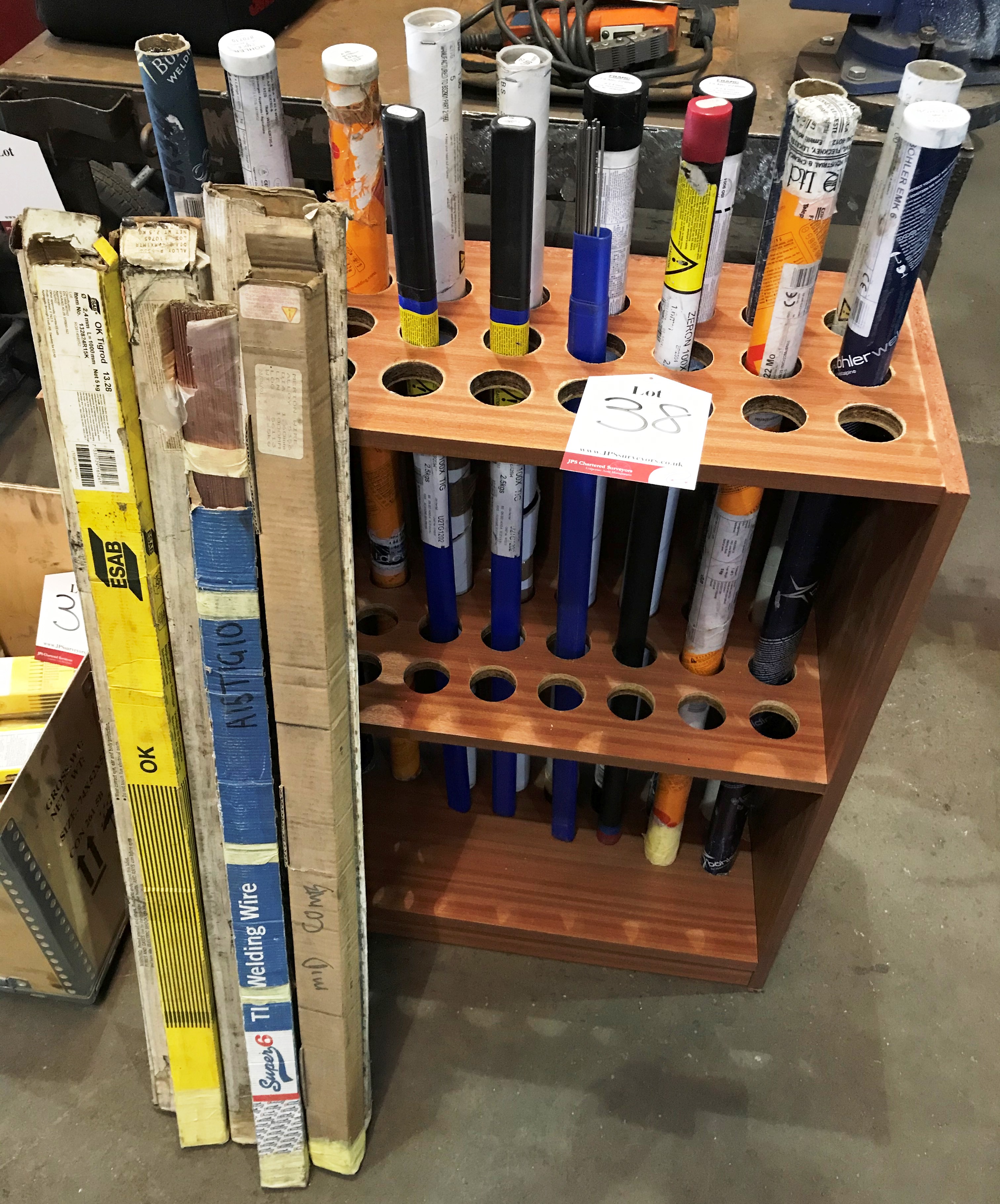 20+ Boxes/Tubs x Various Welding Rods - As Pictured This lot is ...