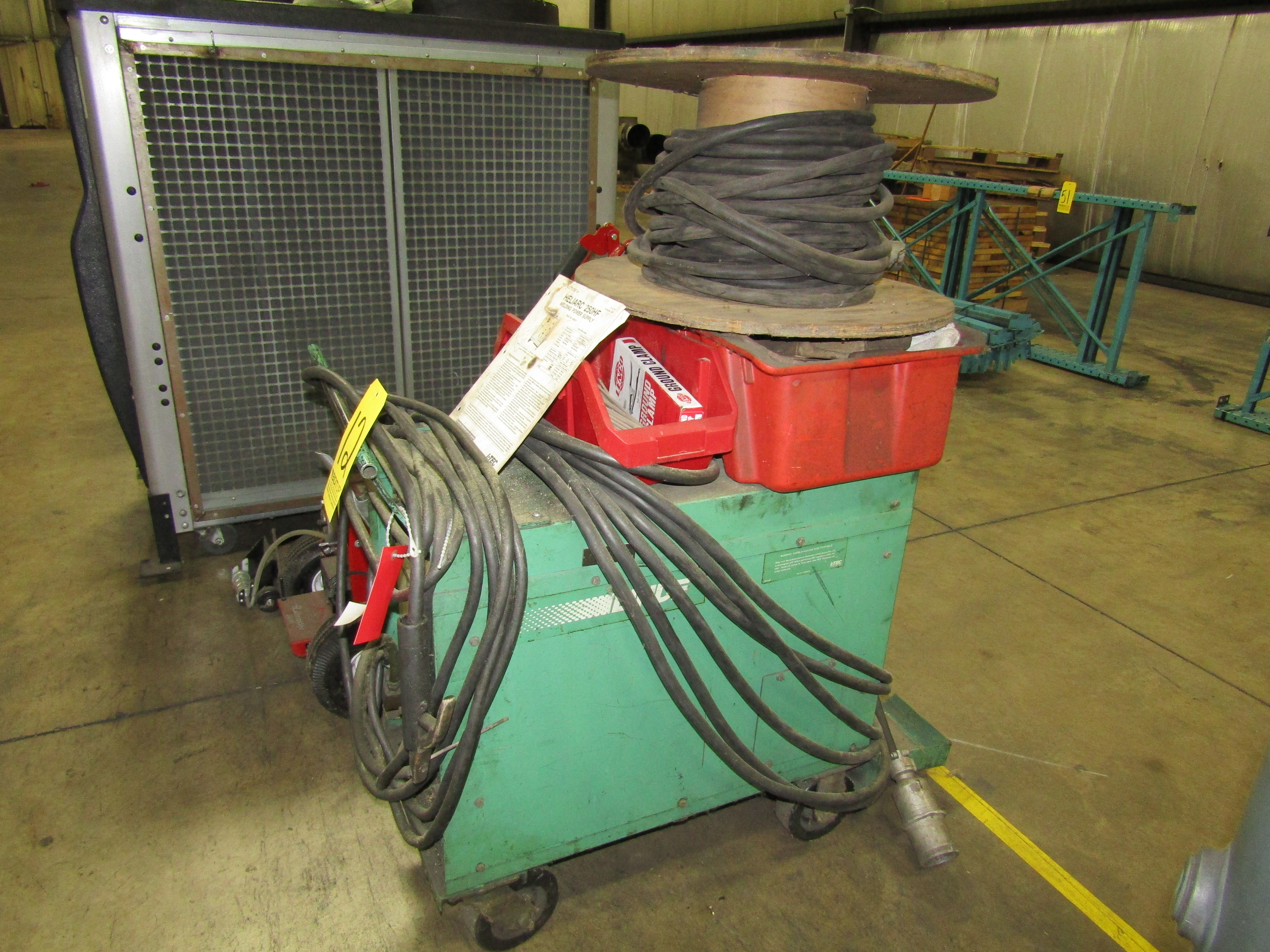 Linde Heliarc Welder, M#: H250HF/PF, S#: B86B-64437