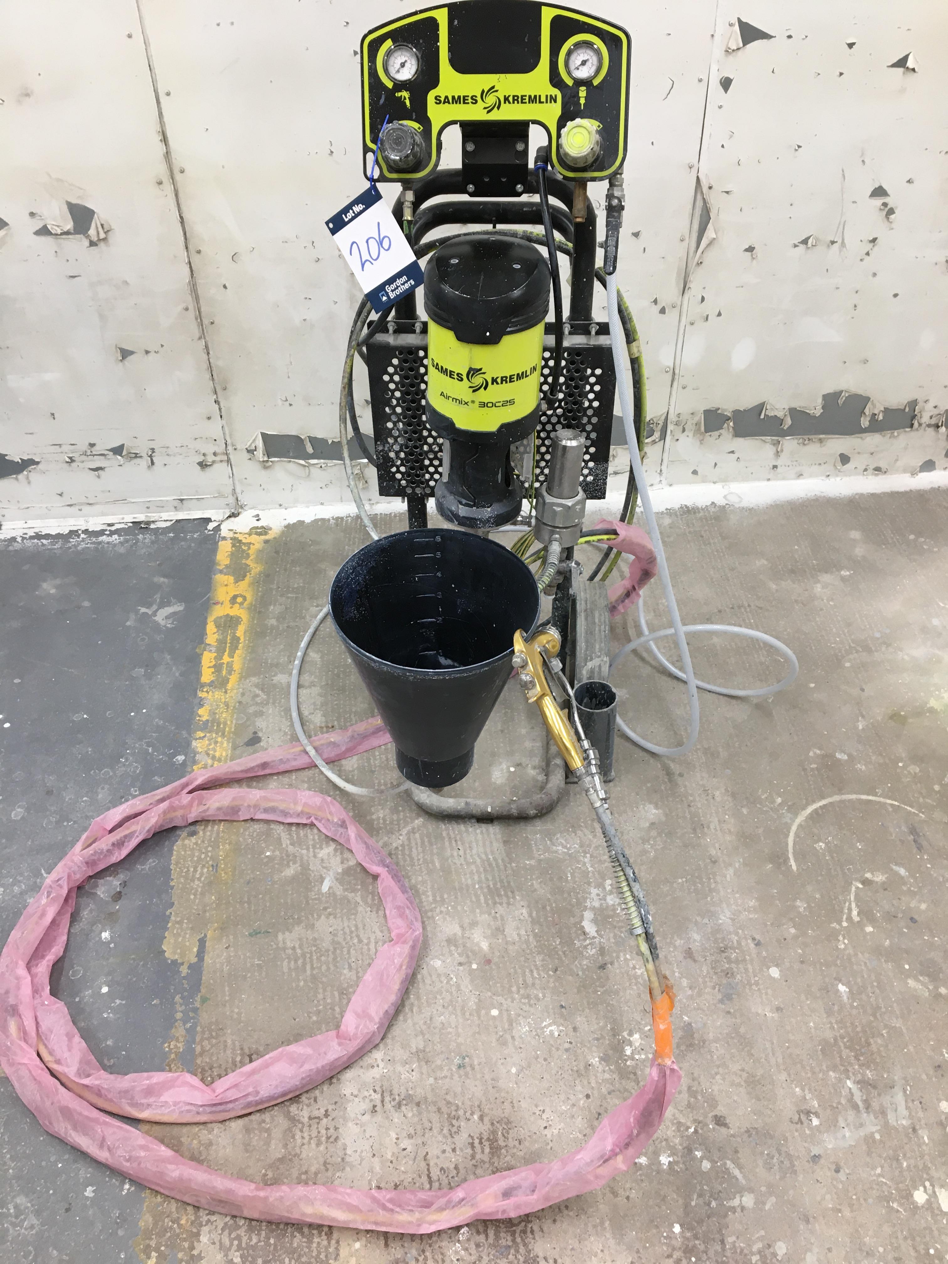 Sames Kremlin Airmix 30C25 mobile paint pump, Serial No. 2018052 ...