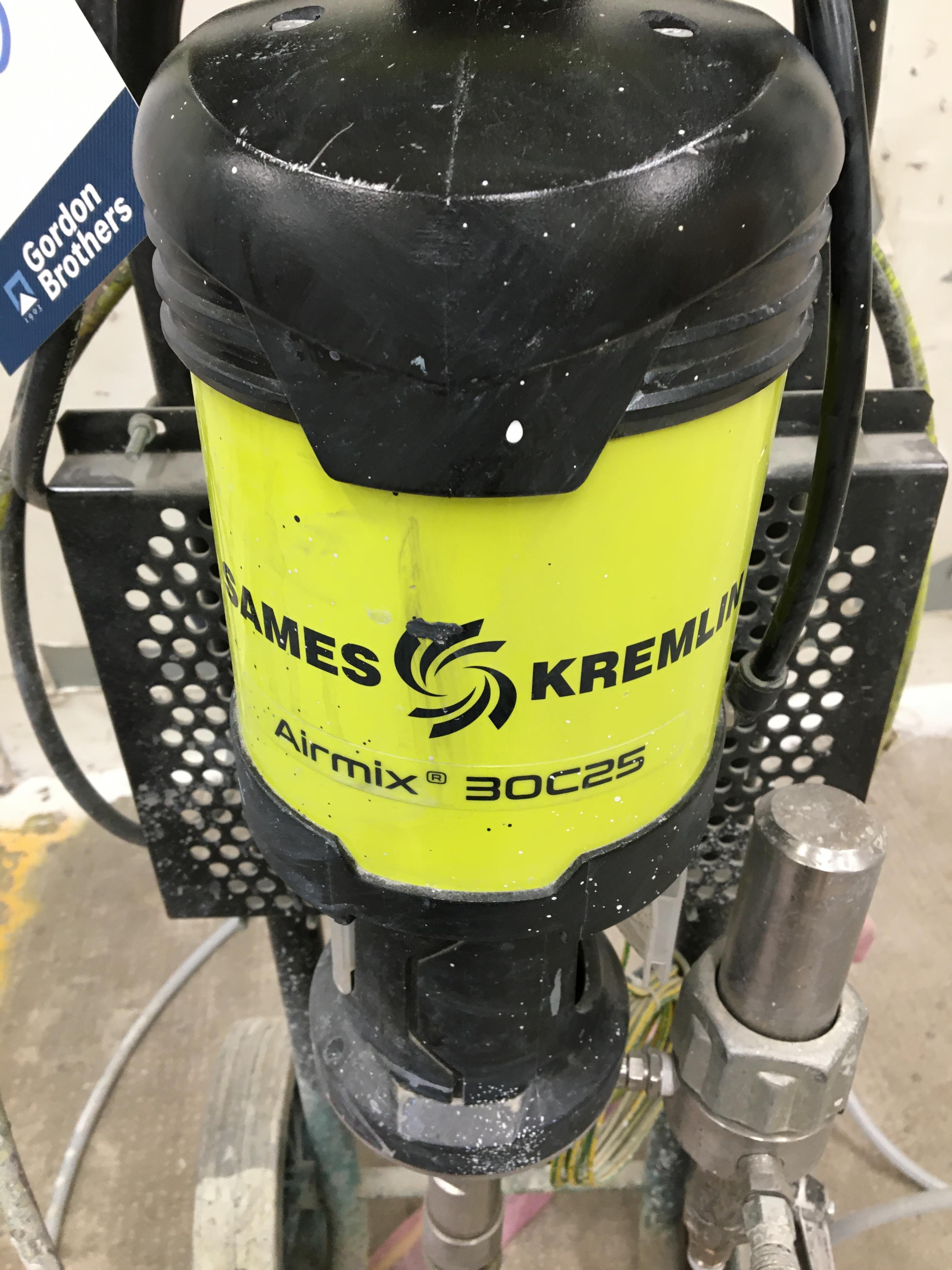 Sames Kremlin Airmix 30C25 mobile paint pump, Serial No. 2018052 ...