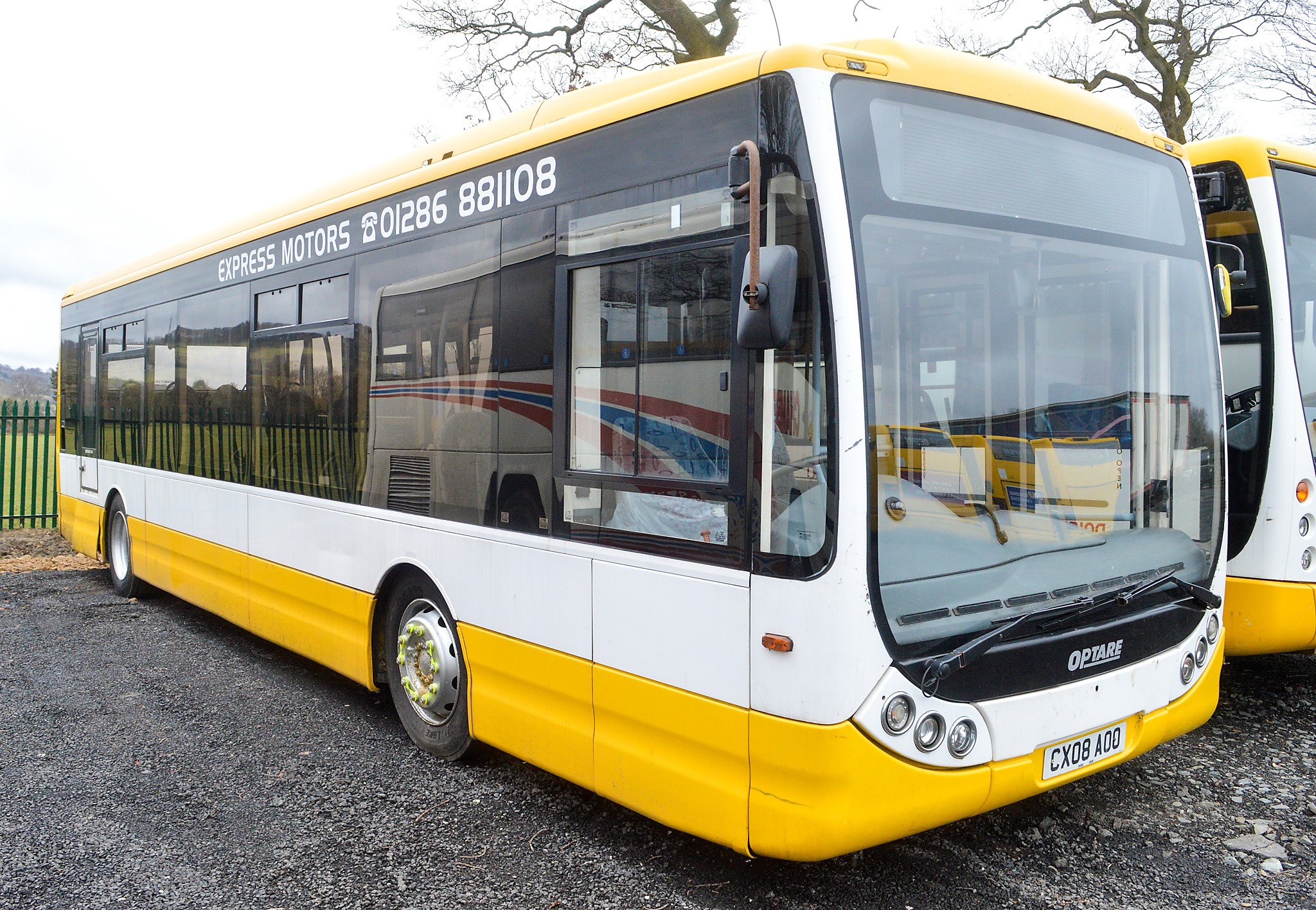 Optare Tempo 33 seat single deck service bus Registration Number: CX08 ...