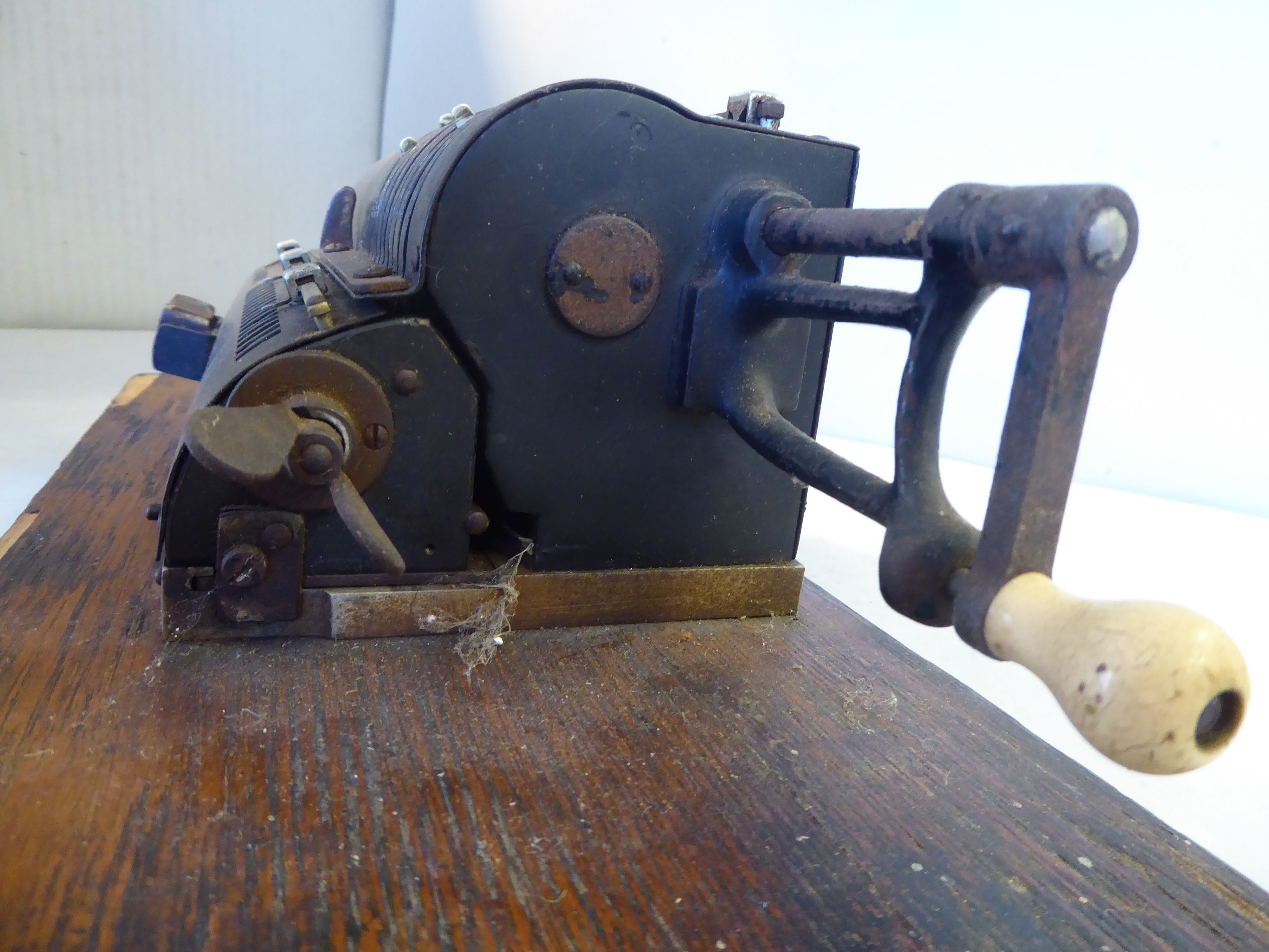 An early 20thC German made mechanical calculator