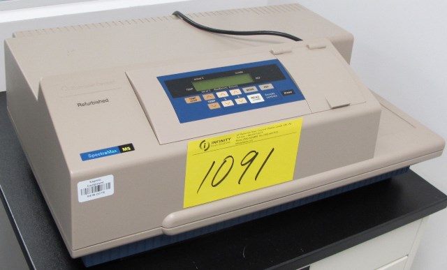 COMMERCIAL COOL SPECTRAMAX M5 SPECTROPHOTOMETER S/N: MV06228 REIN-0078 ...
