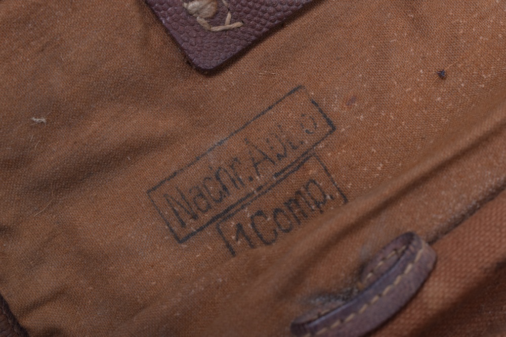 WW1 German Soldiers Tornister (Backpack), a good example of the fur ...
