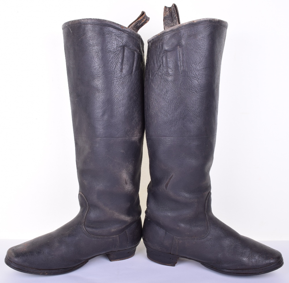 A Good Pair of Hussars, Dragoons or Uhlans Cavalry Boots, very high ...