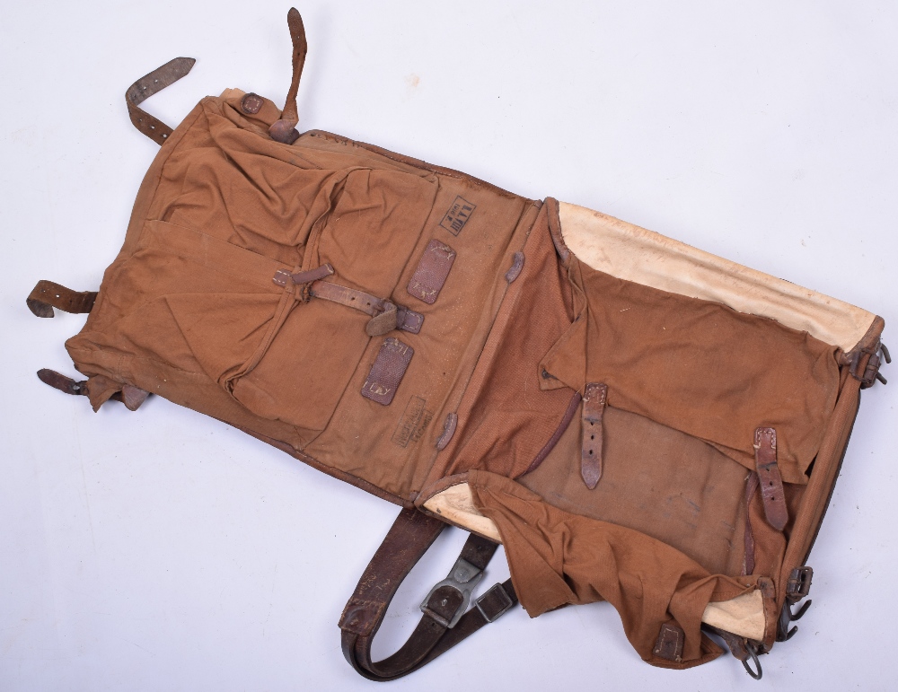 WW1 German Soldiers Tornister (Backpack), a good example of the fur ...