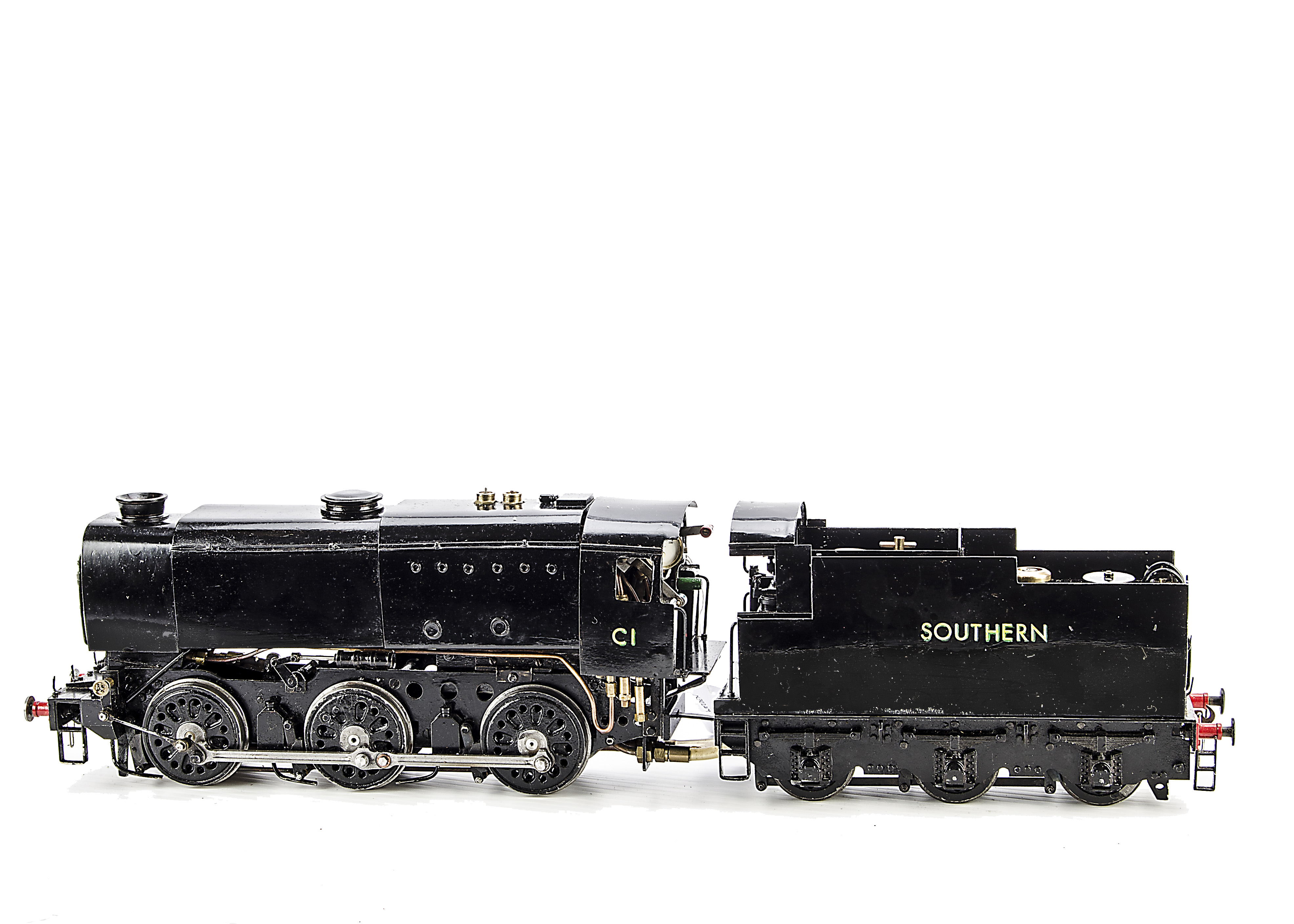 A Gauge 1 Live Steam Spirit-fired Bulleid 'Q1' class 0-6-0 Locomotive ...