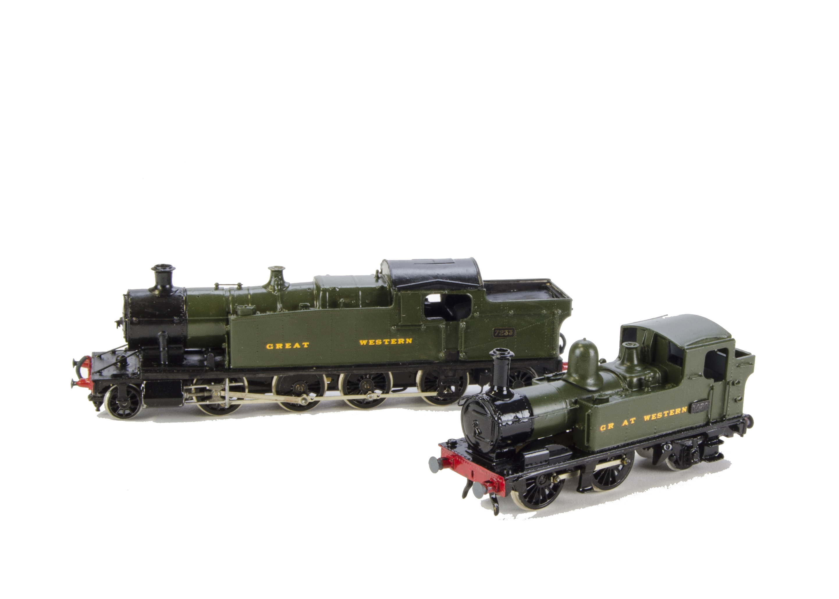 Nu-Cast Models 00 Gauge Kit-built GWR Tank Locomotives: GWR green Auto ...