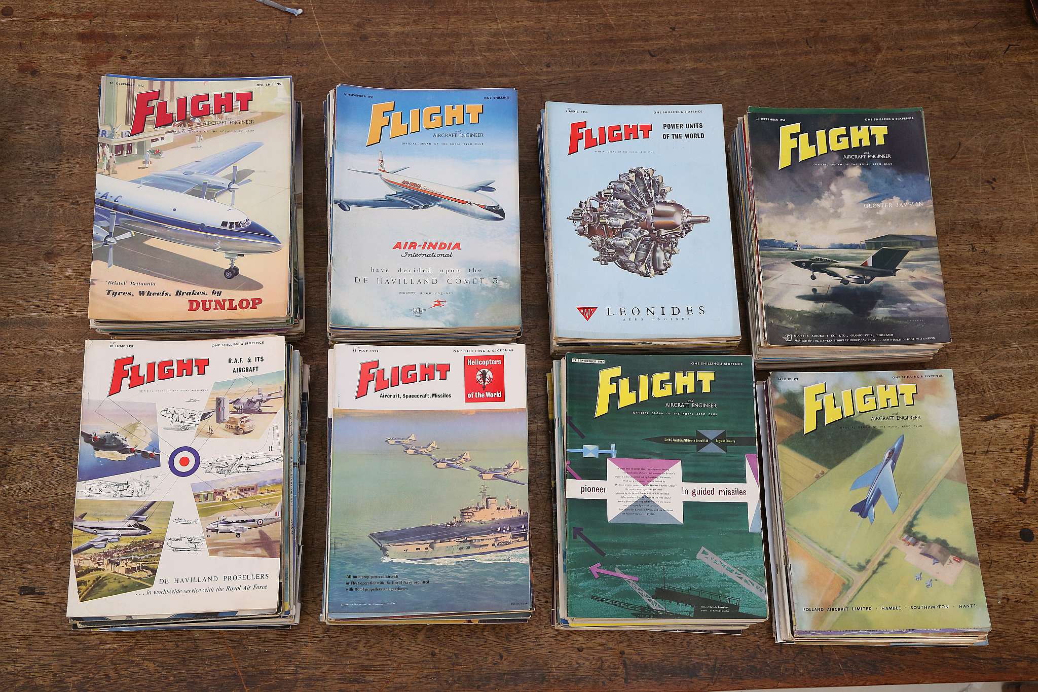A VAST COLLECTION OF 'FLIGHT' AND 'THE AEROPLANE' AVIATION MAGAZINES ...