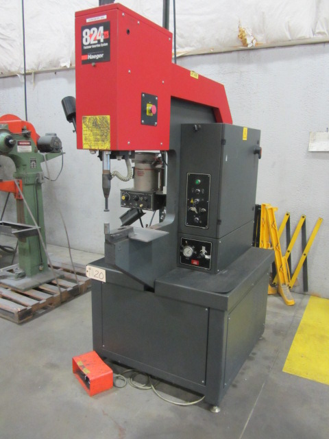 Haeger Model 824 Plus 1H 8 Ton Insertion Press with Automatic Bowl ...