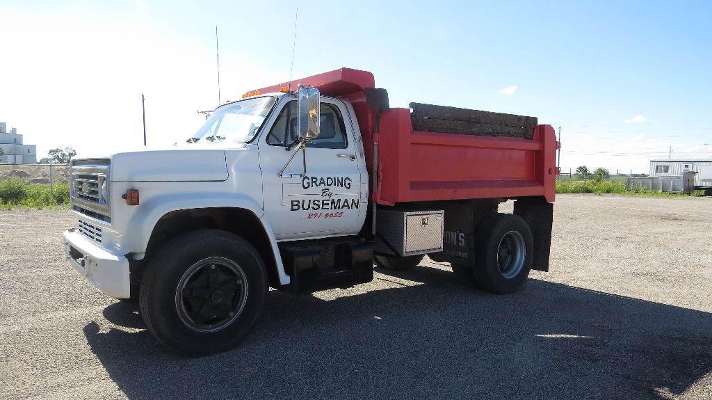 1983 Chevy C70 dump truck, vin 1GBL7D1E5DV103955, miles on odo 73,446 ...