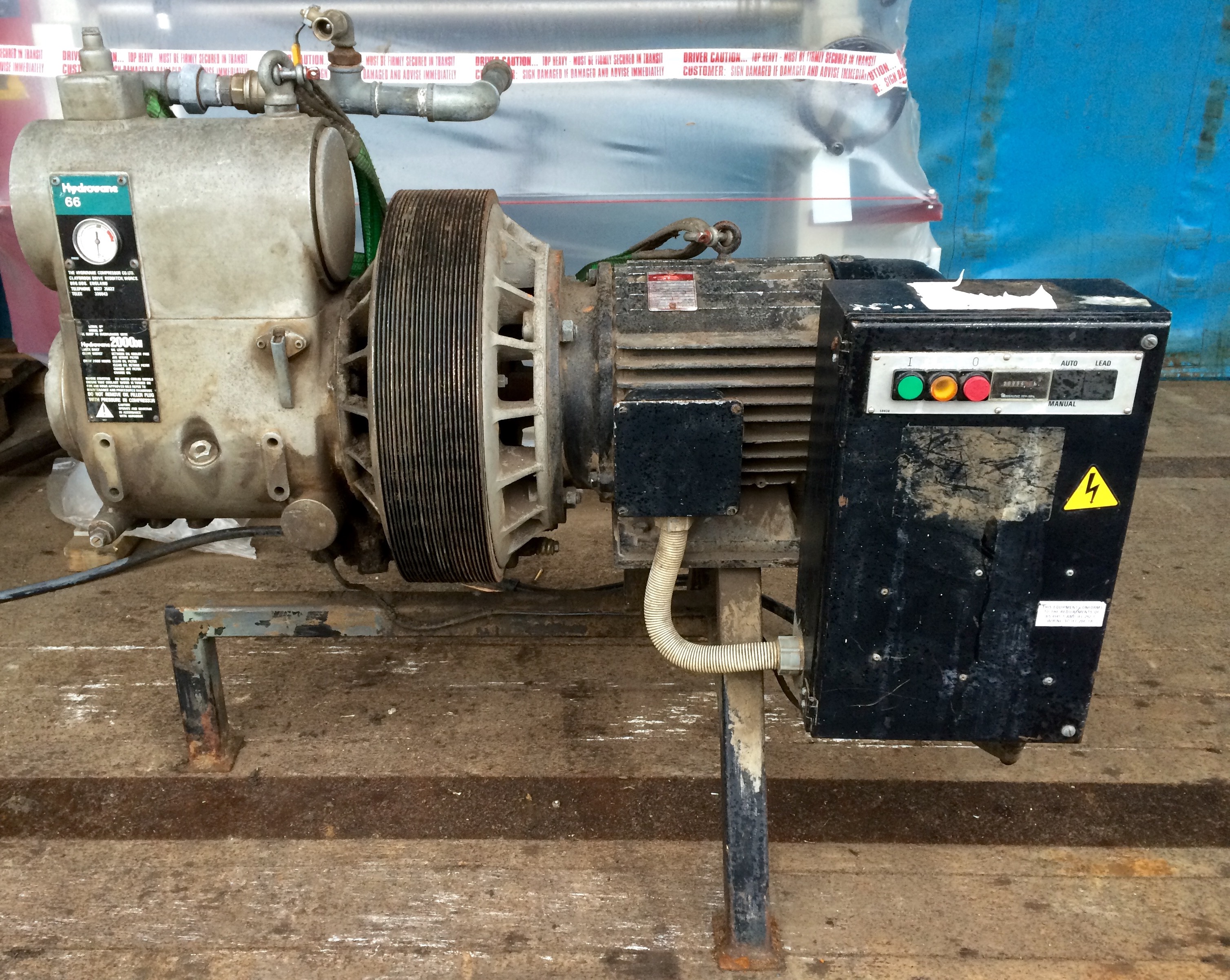 Hydrovane 66 Compressor - 415V Appraisal: 66 cfm Hydrovane Compressor ...
