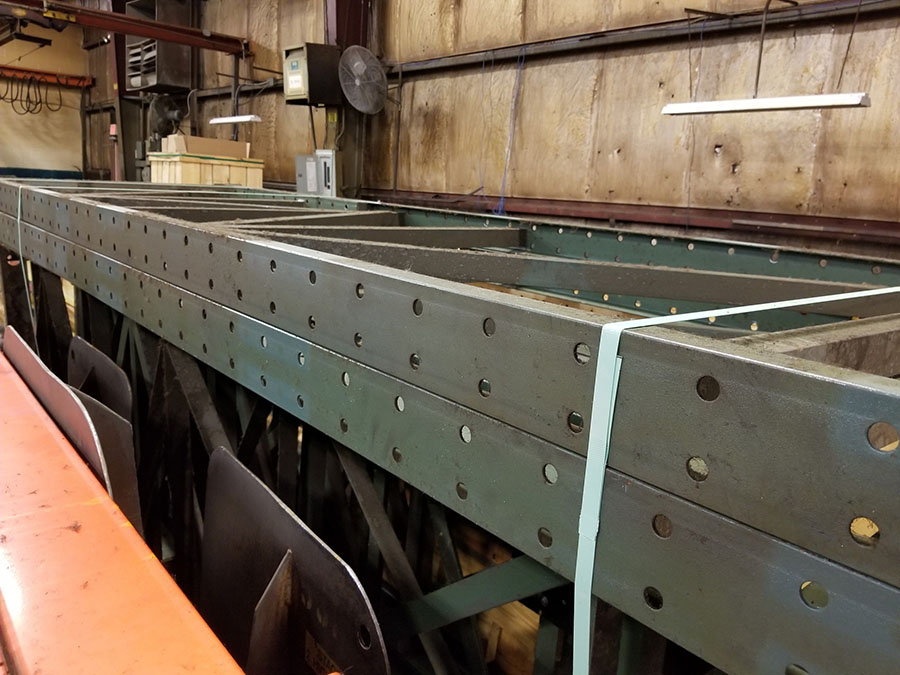 DISASSEMBLED PALLET RACKING - BOLT TOGETHER , 11' BEAMS, 44’‘ DEEP, 14 ...