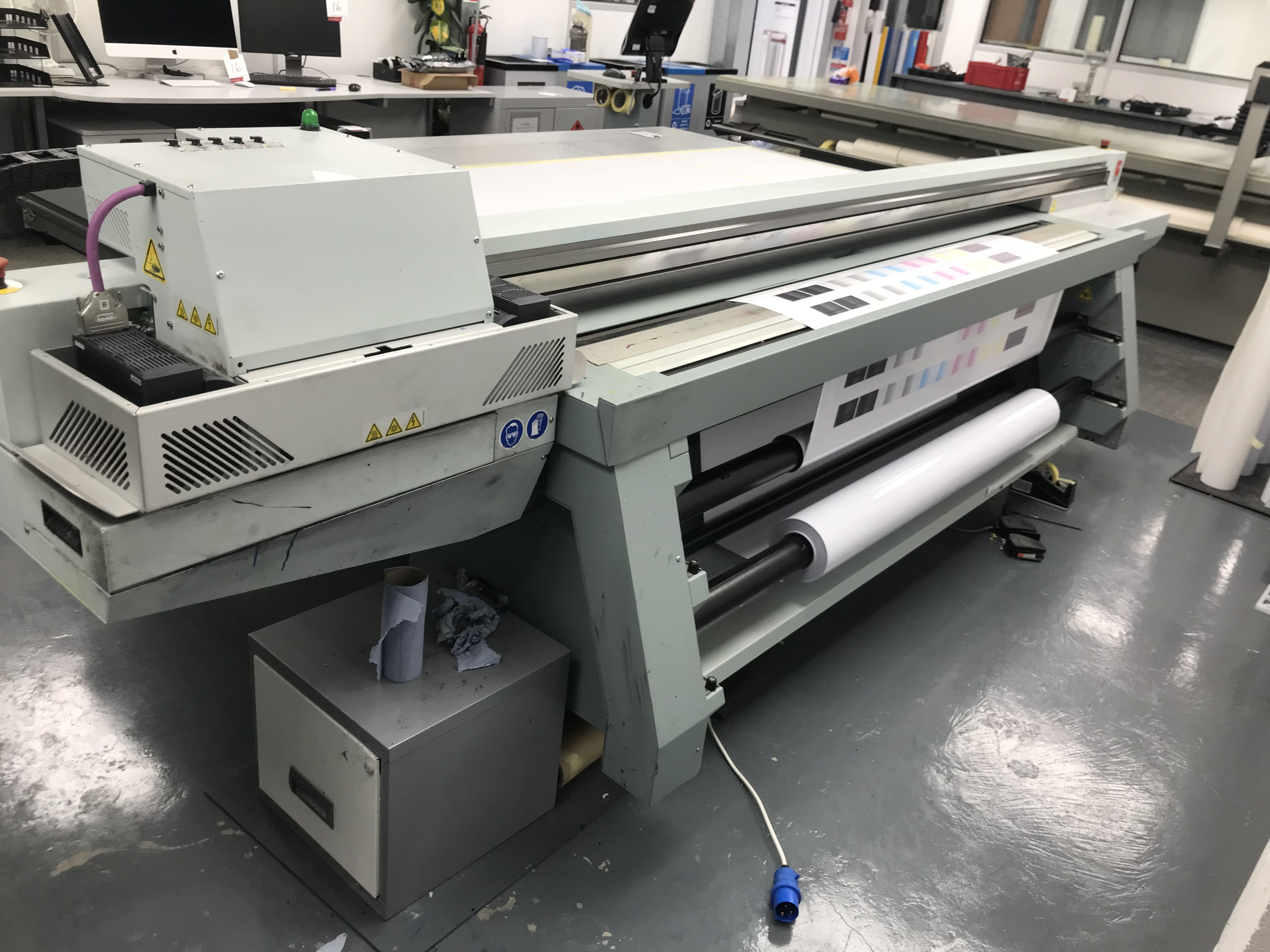 Oce Arizona UV Flatbed Printer w/ Software and ComputersModel: Arizona ...