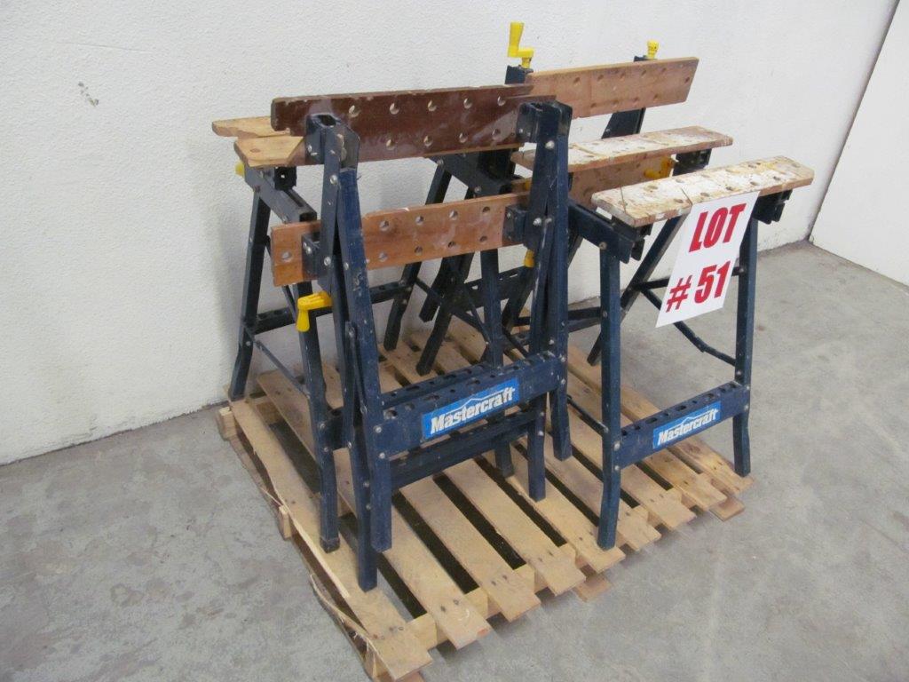 (1) LOT MASTERCRAFT WORK BENCHES 24'' X 14''