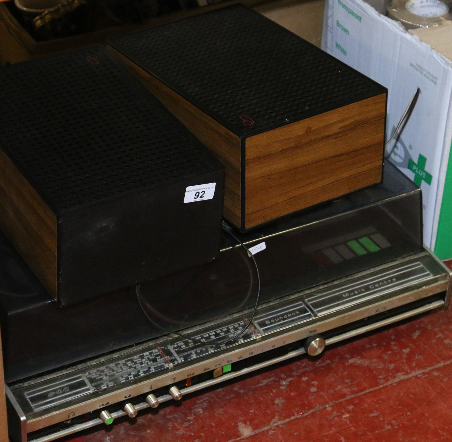 An 1970 GEC Soundeck music centre.