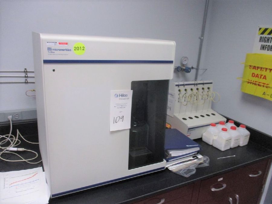 Model Micromeritics Tristar 3000 Surface Area and Porosity Analyzer ...