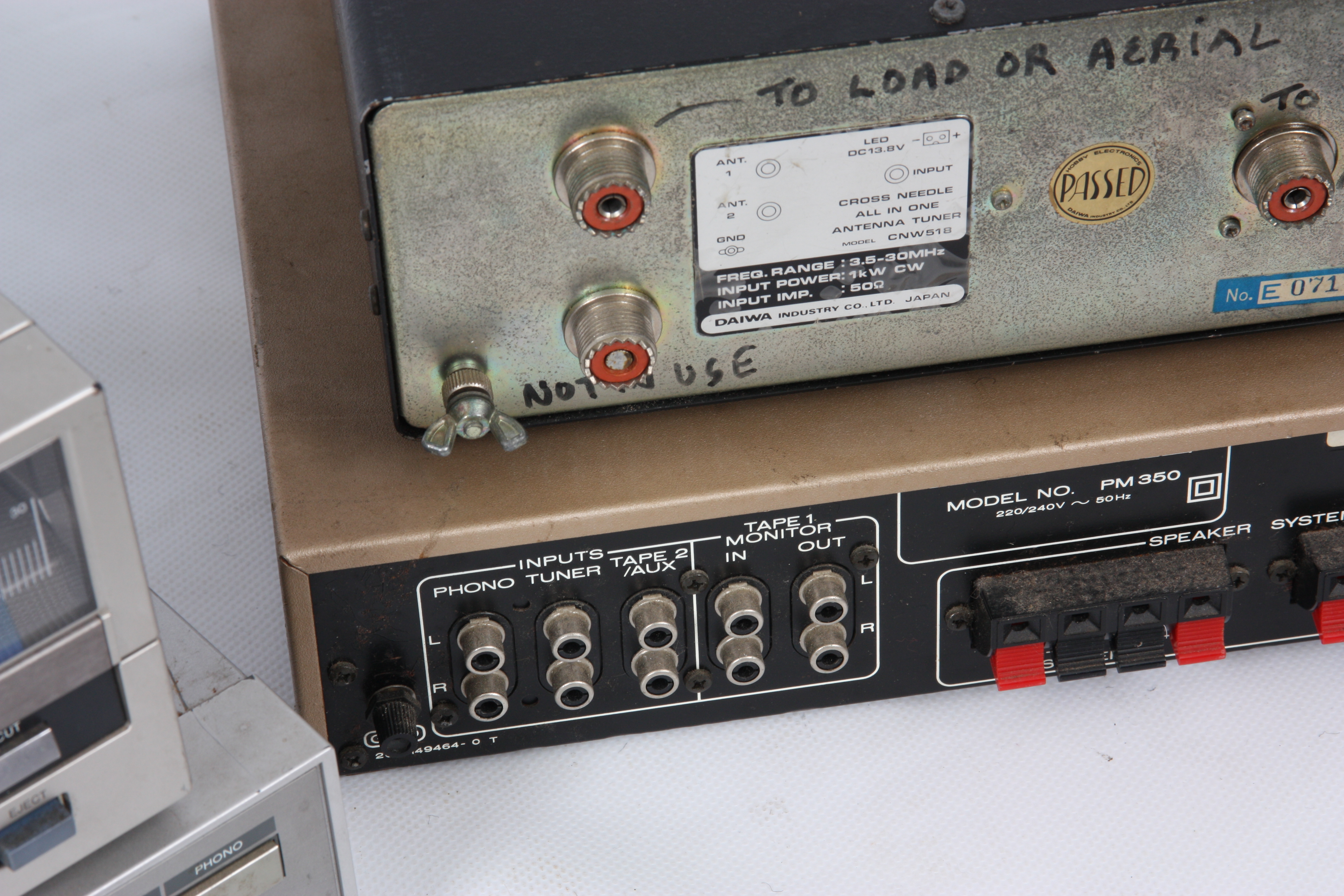 A COLLECTION OF AMPS AND DECKS FROM THE SEVENTIES AND EIGHTIES to ...