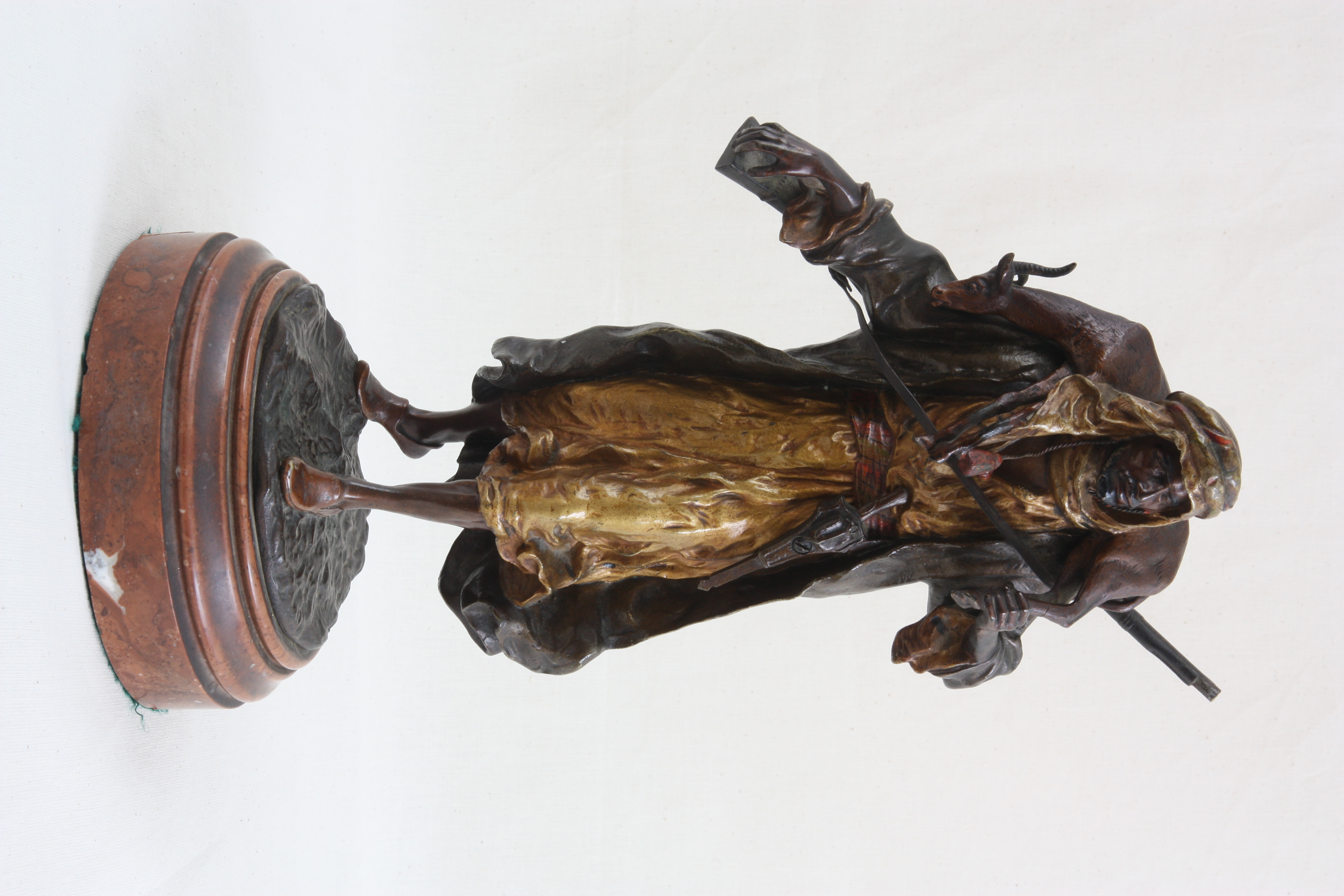 FRANZ BERGMAN A LARGE LATE 19TH CENTURY AUSTRIAN COLD PAINTED BRONZE ...