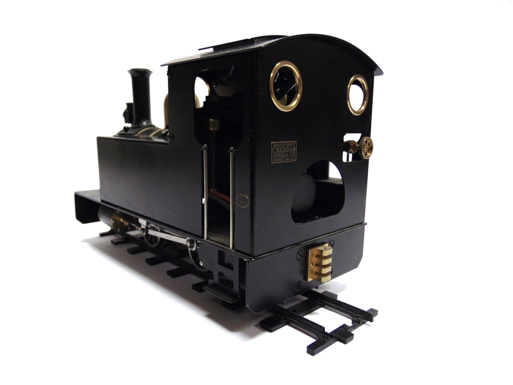 [16MM SCALE]. A CHEDDAR MODELS LIVE-STEAM 0-4-0 SIDE TANK LOCOMOTIVE ...
