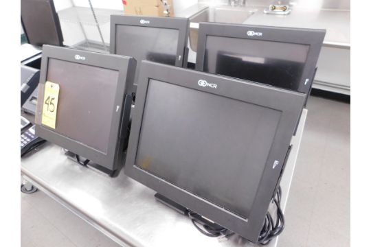 NCR POS System, (4) Touch Screens with Card Readers, NCR Terminal, (4 ...