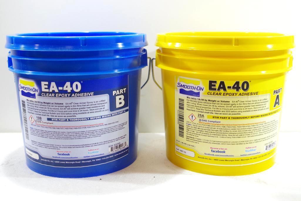 SMOOTH-ON EA-40 Clear Epoxy Adhesive (Both Parts A & B)