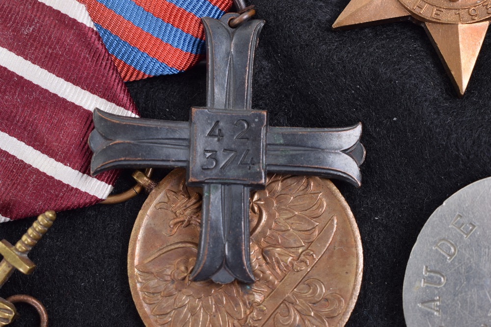WW2 Polish Cross of Merit and Monte Cassino Medal Group of Eight ...